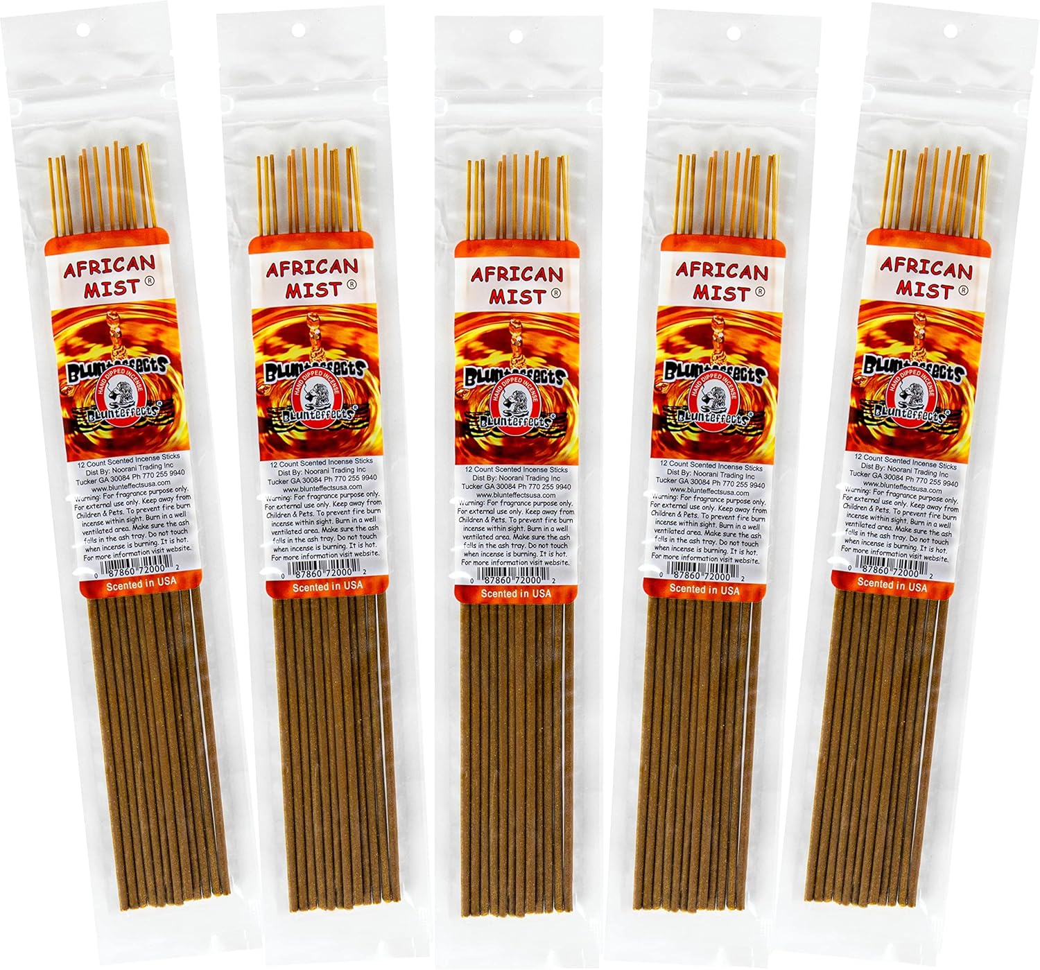 Amazon.com: Blunteffects Premium Hand Dipped Incense Sticks - 5 Packs ...