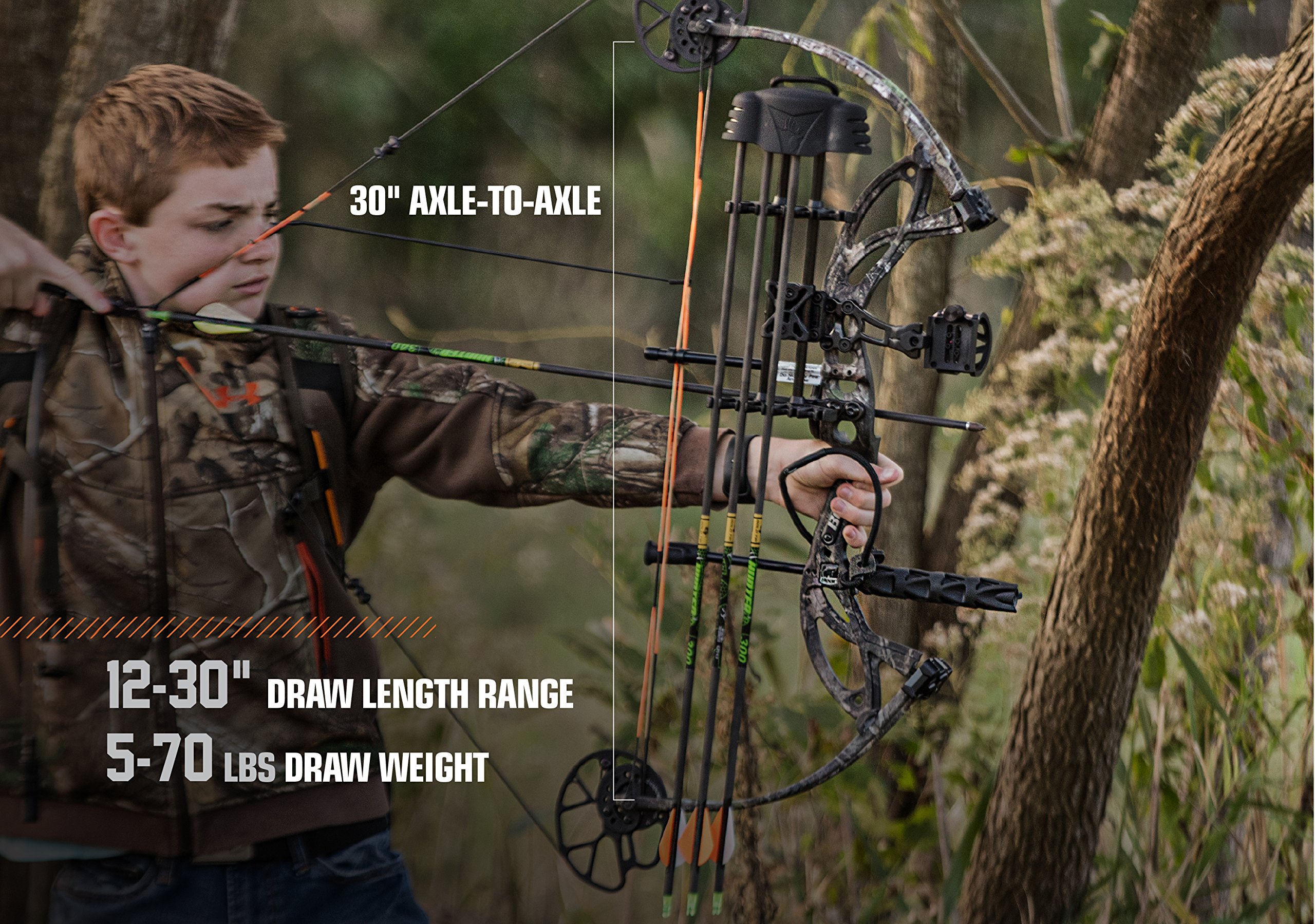 Bear Archery Cruzer G2 Compound Bow with RealTree Edge Finish