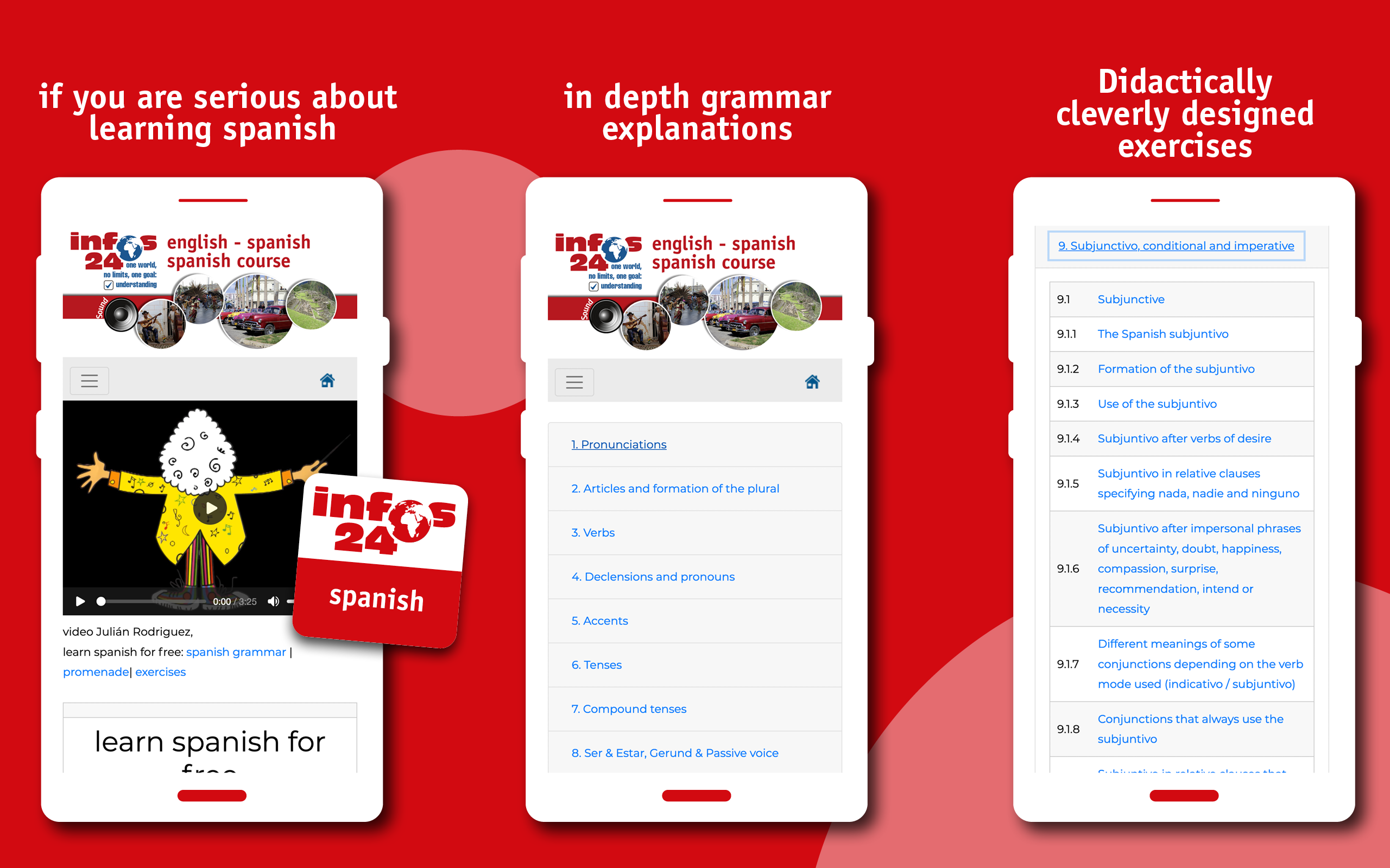 spanish course for people who are serious about learning spanish - App ...
