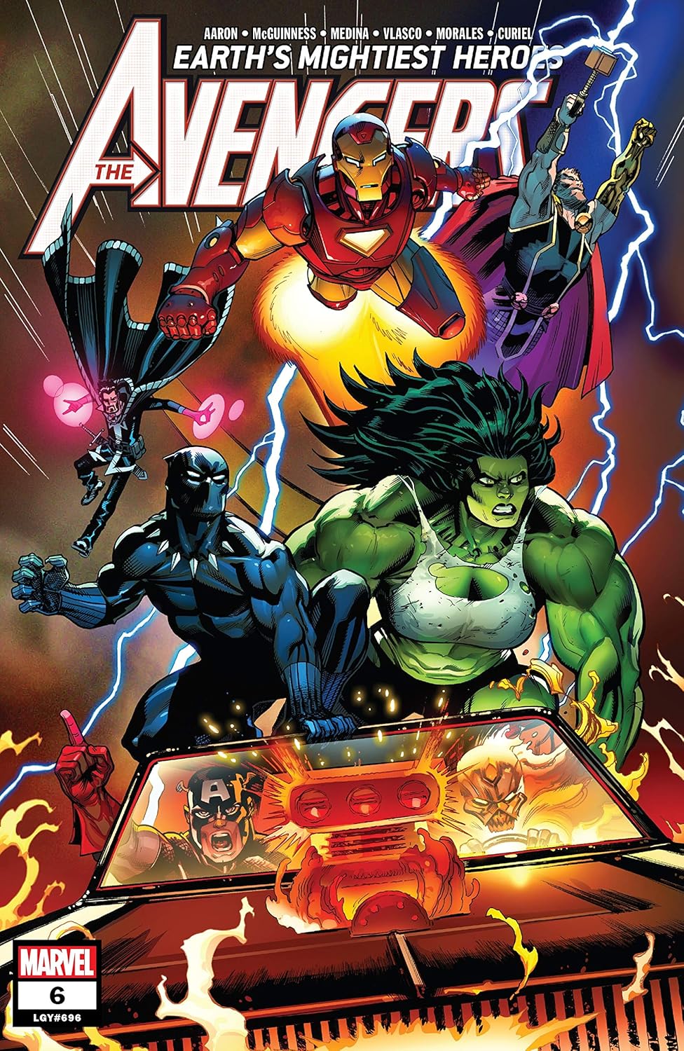 Amazon.com: Avengers (2018-2023) #6 eBook : Aaron, Jason, McGuinness ...