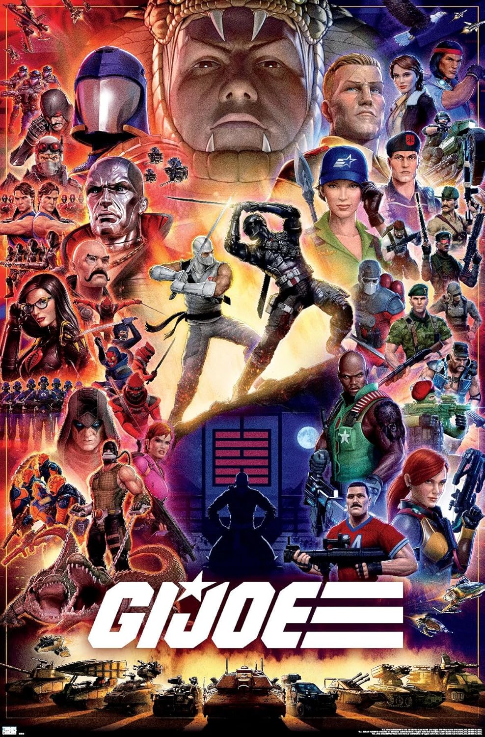 Amazon.com: G.I. Joe - Franchise Key Art Wall Poster, 34L" x 22.4W ...