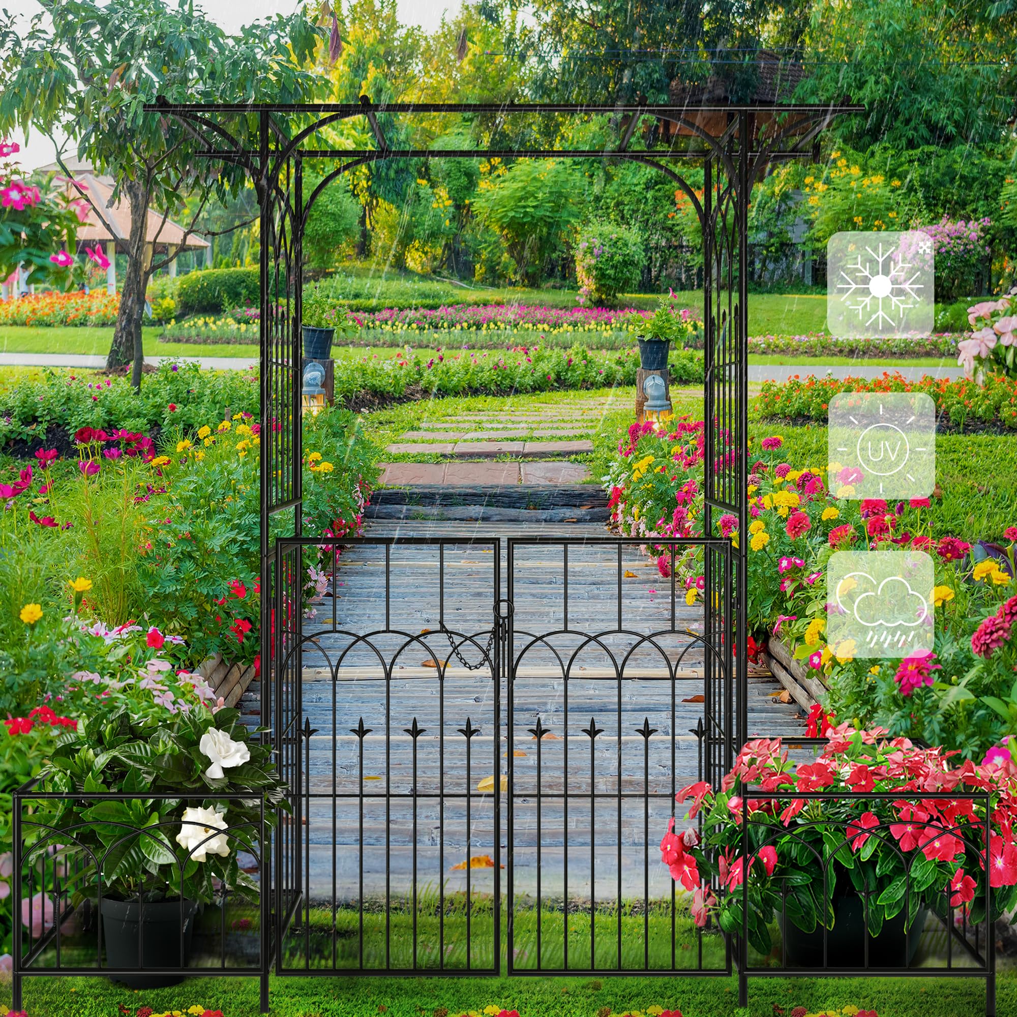 Planter For Fence Gates A Look At Three Fence Gates Fine