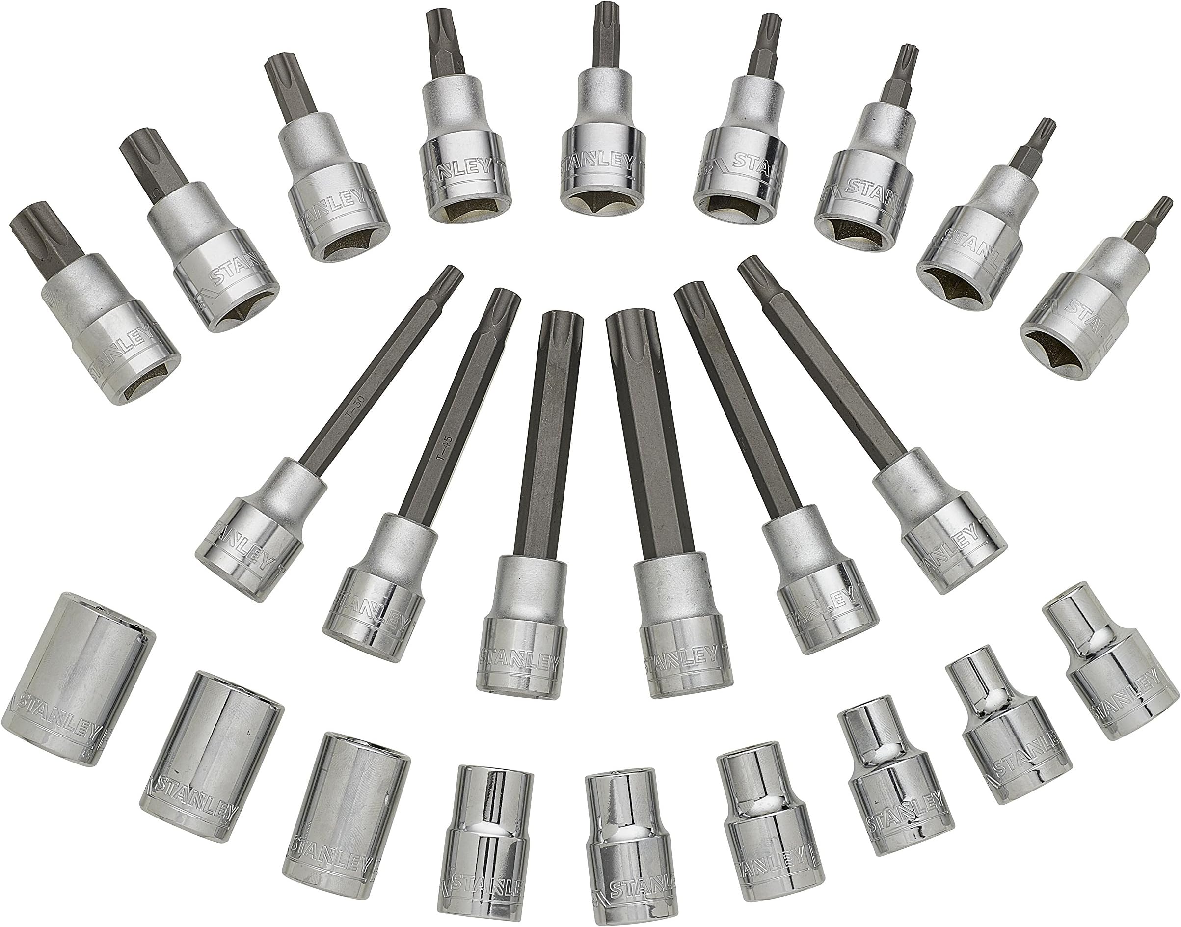 Stanley STMT1-74176 Module Bit Socket Set, Multi-Colour, 1/2-Inch, Set ...