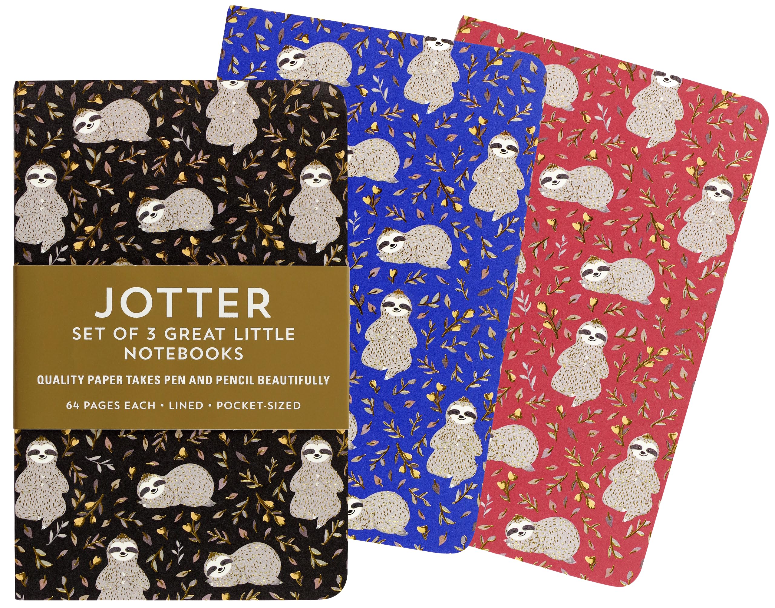 Amazon.com: Sloths Mini Notebooks (set of 3): 9781441336859: Peter ...