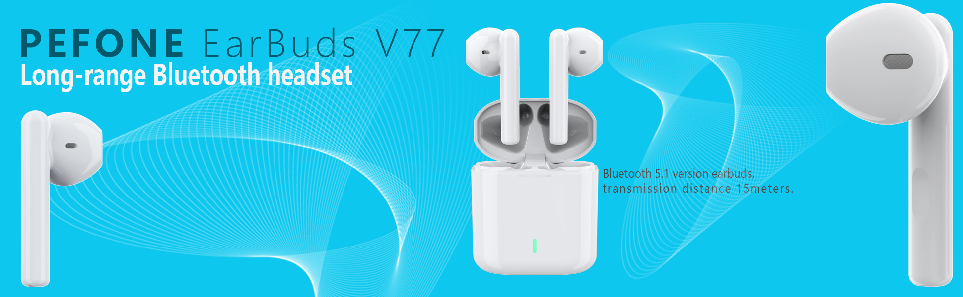 Watch V77 wireless earbuds on Amazon Live