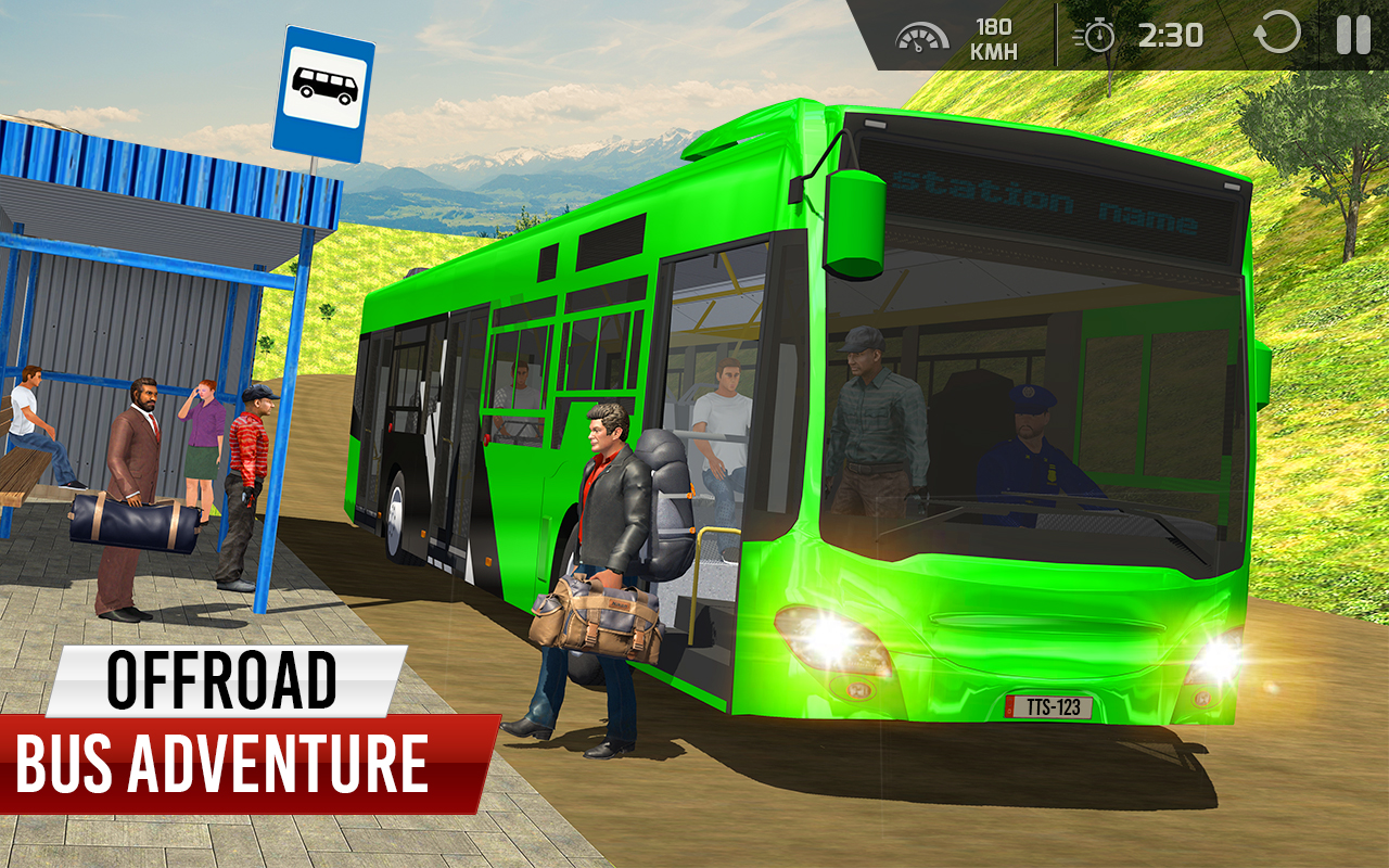 Public Transport Bus Driving Simulator Euro Coach: Offroad Drive Bus ...