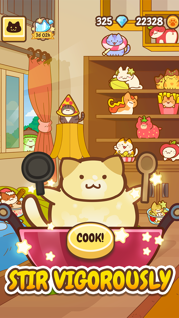 Baking of: Food Cats - Cute Kitty Collecting Game - App on Amazon Appstore