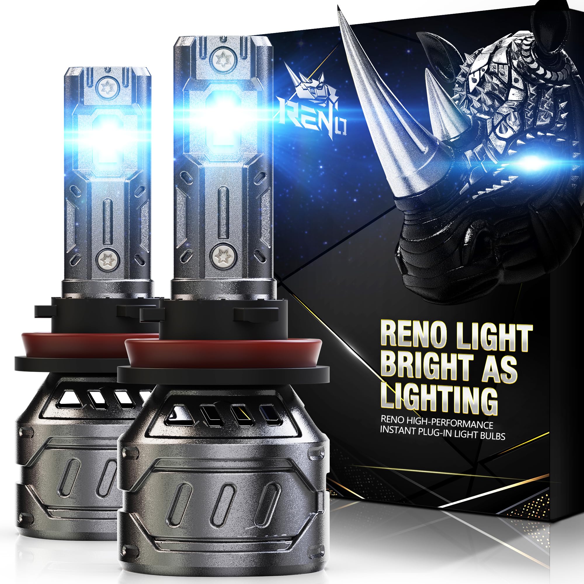 Snapklik.com : H11 Fog Lights Bulbs, H9 H8 H11 Light Bulb Cool Fan Fog ...