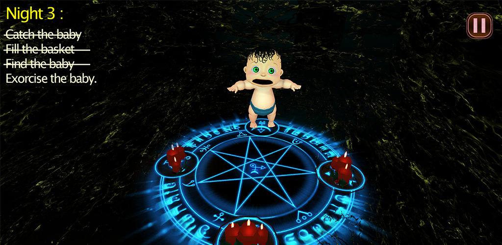 Naughty Baby Haunted House Escape Game: Scary Hide & Seek Adventure ...