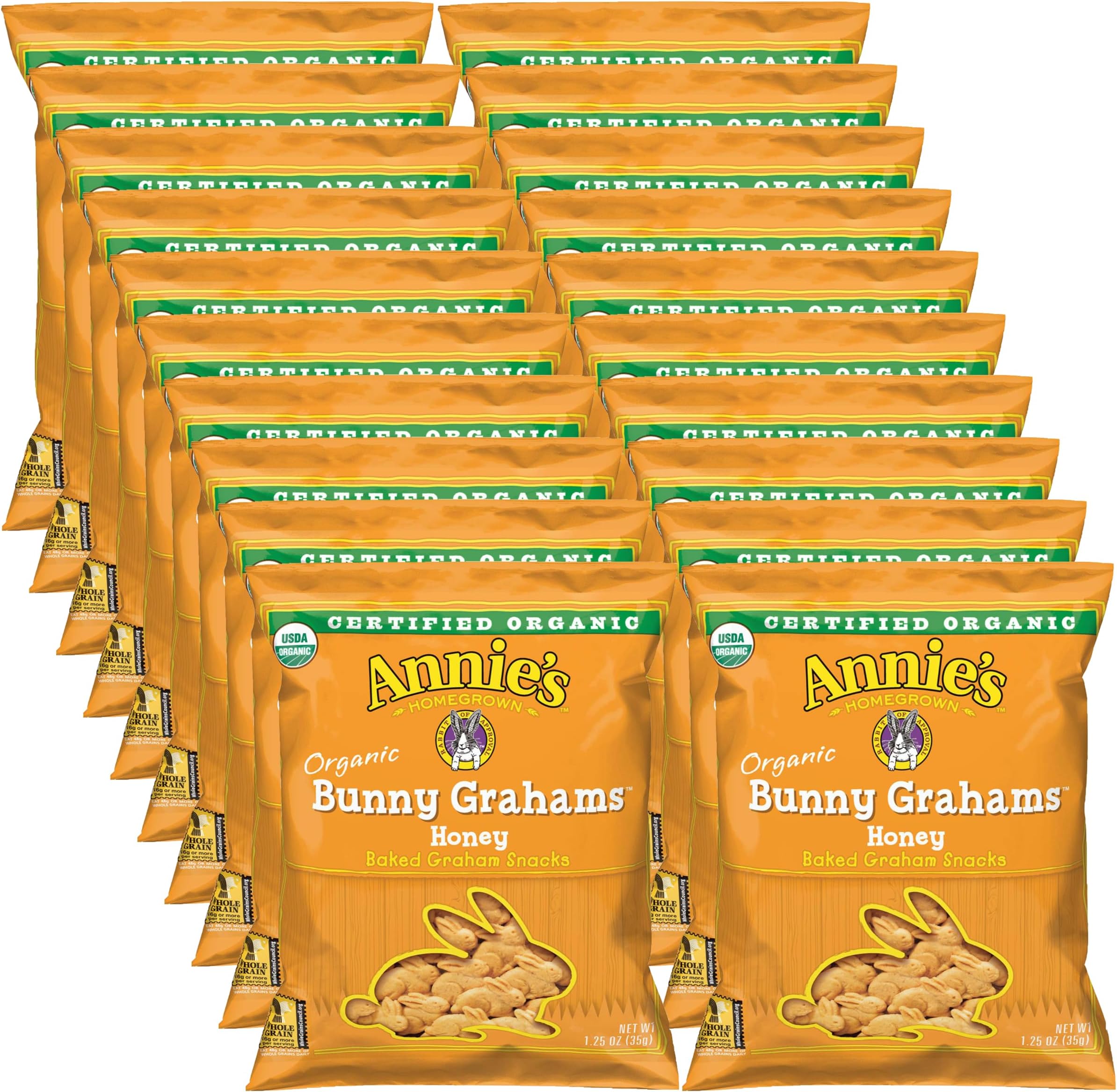 Amazon.com: TEDDY GRAHAMS Honey Graham Snacks, Bulk Kids Snacks, 6 - 10 ...