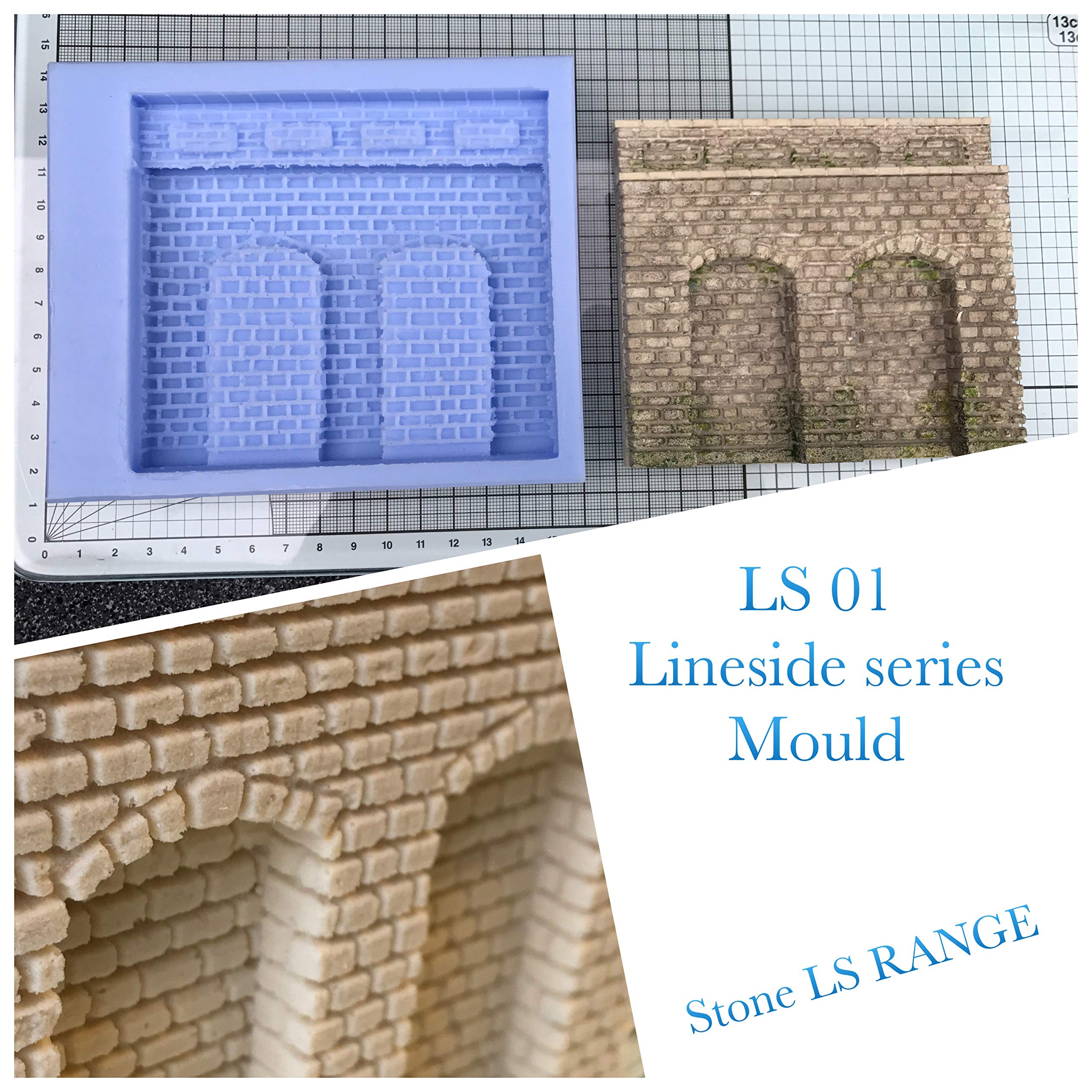 Model Train Retaining Wall