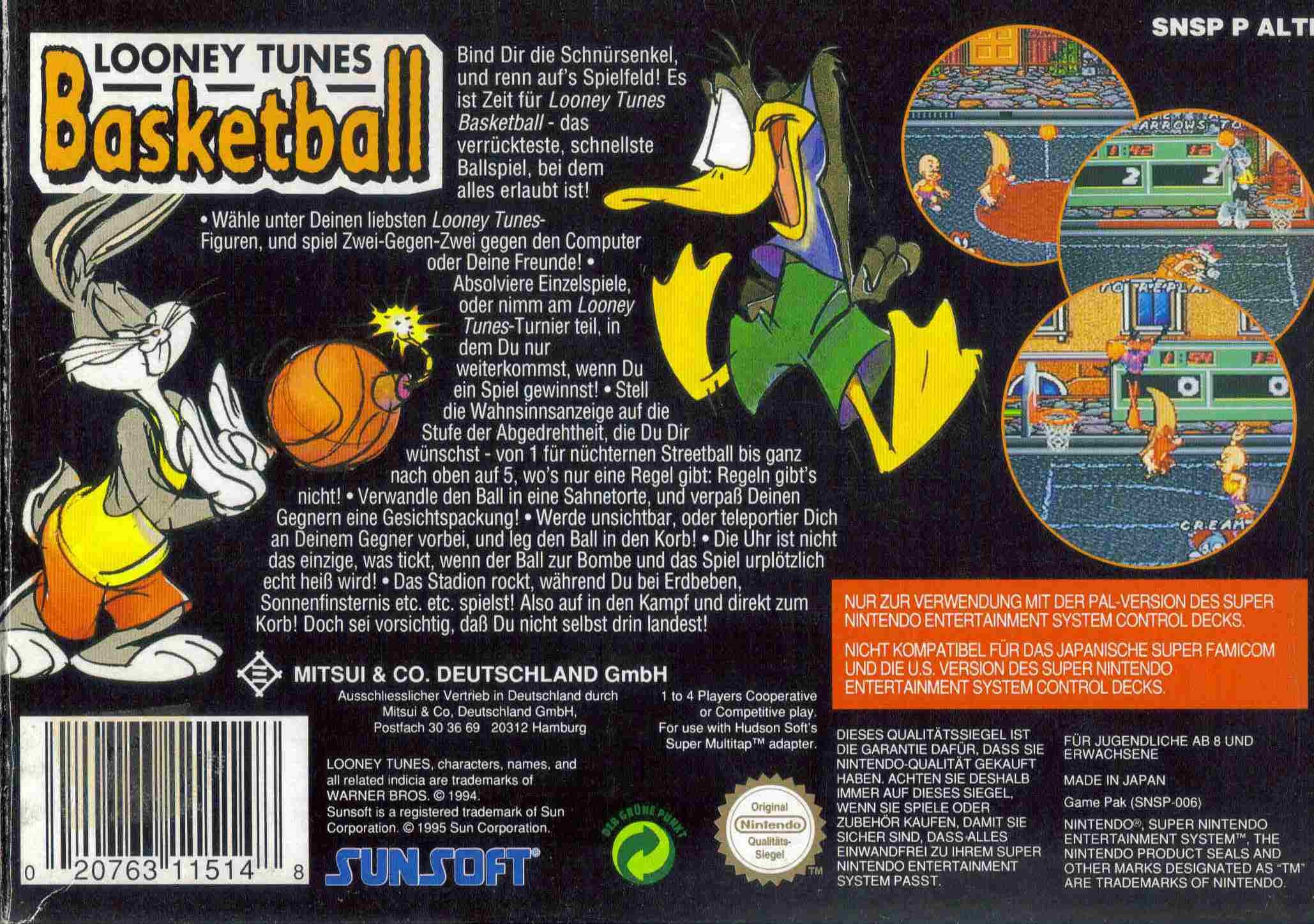 Looney Tunes Tegninger Spille Basketball