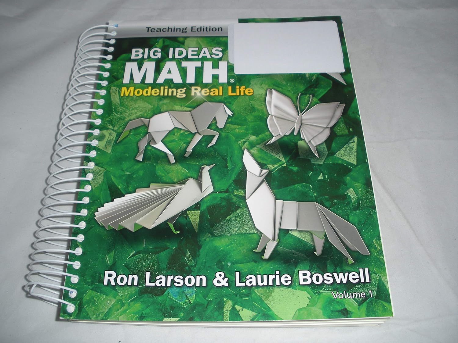 Big Ideas Math: Modeling Real Life - Grade 3 Teaching Edition Volume 1 ...