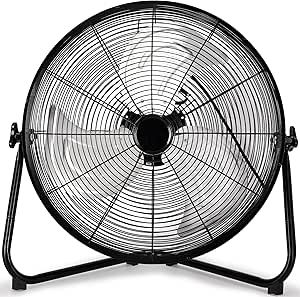 Amazon.com: Uthfy 20 Inch High Velocity Heavy Duty Fan, Metal ...