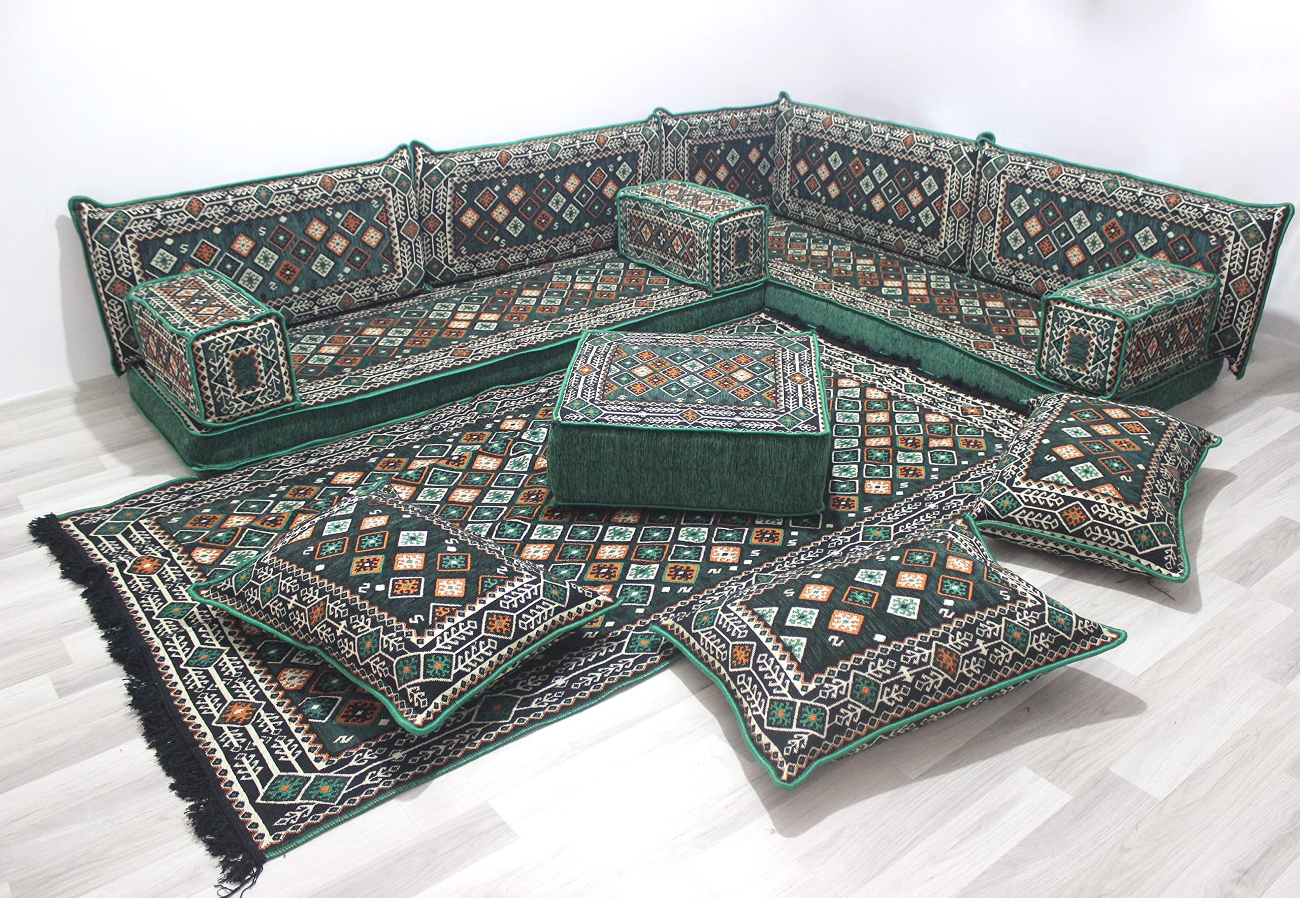 Buy Large L Shaped Arabic Sofa Set, Arabic Majlis, Sofa for Living Room ...