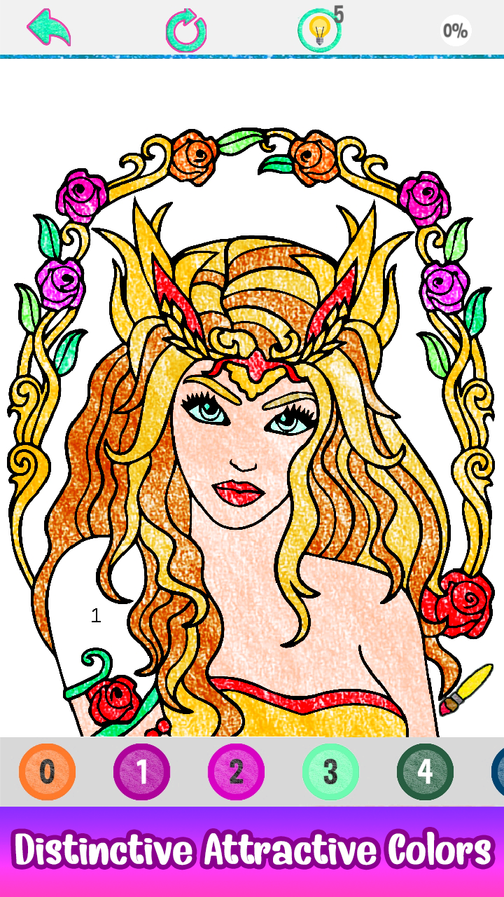 Crayon Color by Number - Grownups Coloring Book Pages - App on Amazon ...