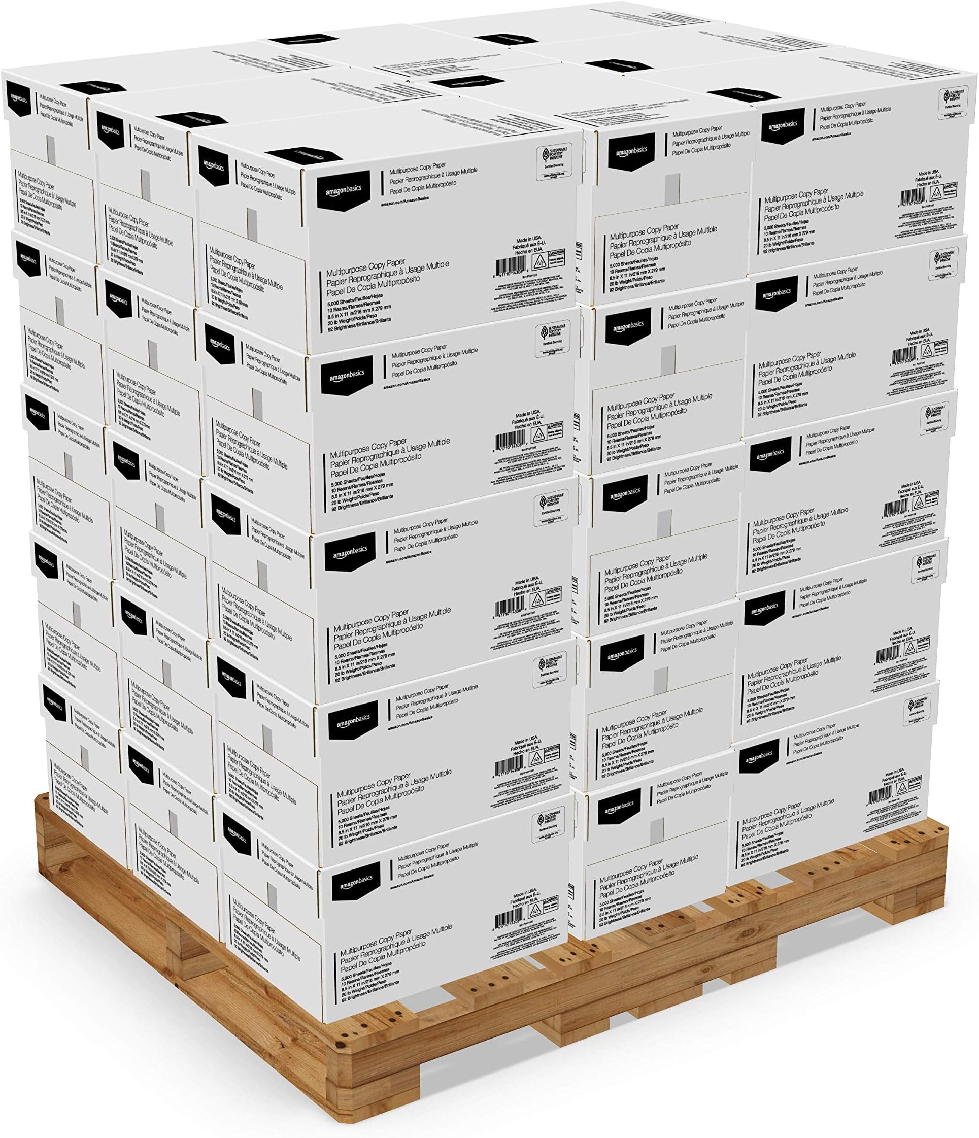 Amazon.com : Amazon Basics Multipurpose Copy Printer Paper, 8.5" x 11 ...