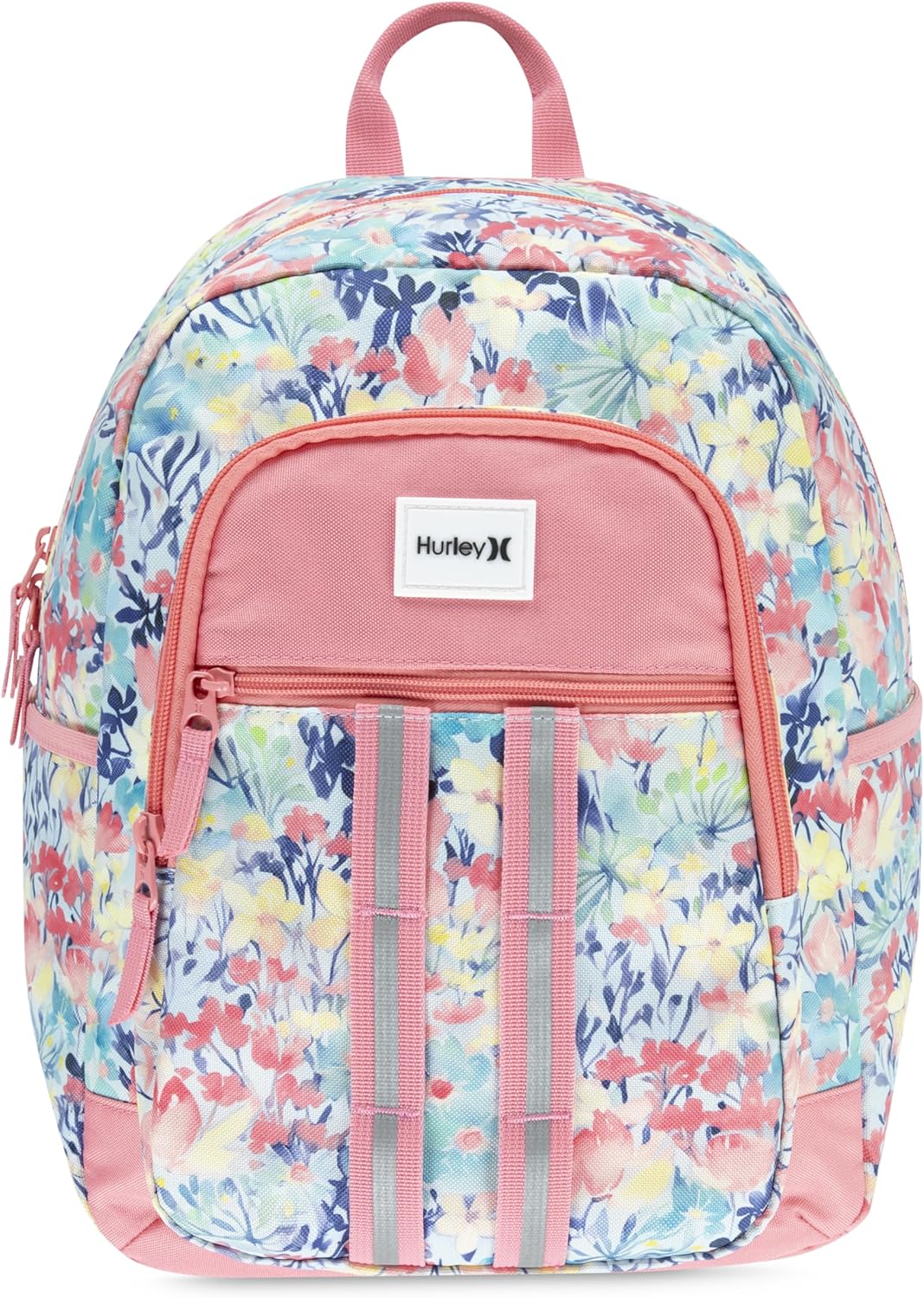 Amazon.com | Hurley Kid's School Backpack, Sunset Coral, One Size ...