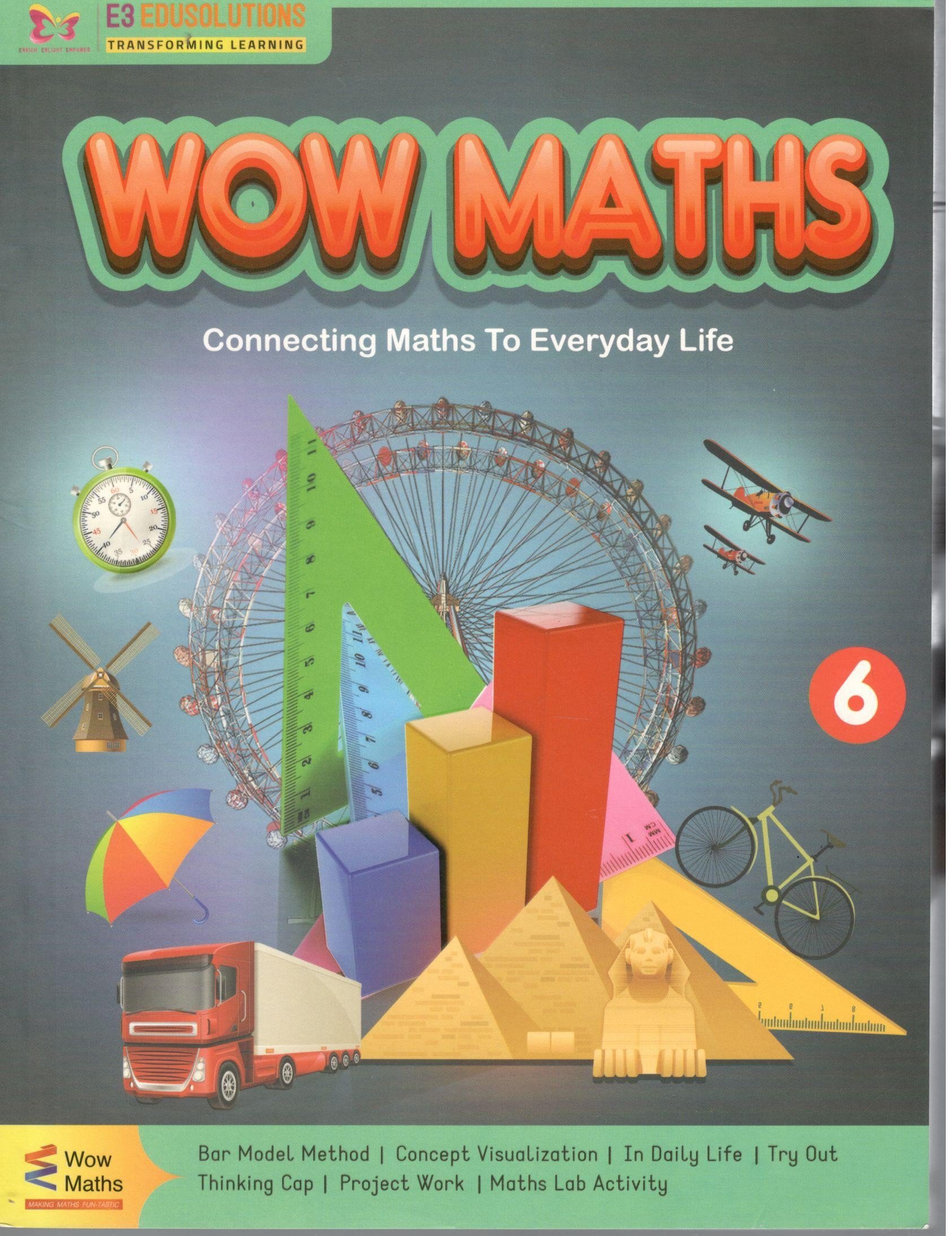 Wow Maths Textbook for Class 6 : E3 Edusolutions: Amazon.in: Books