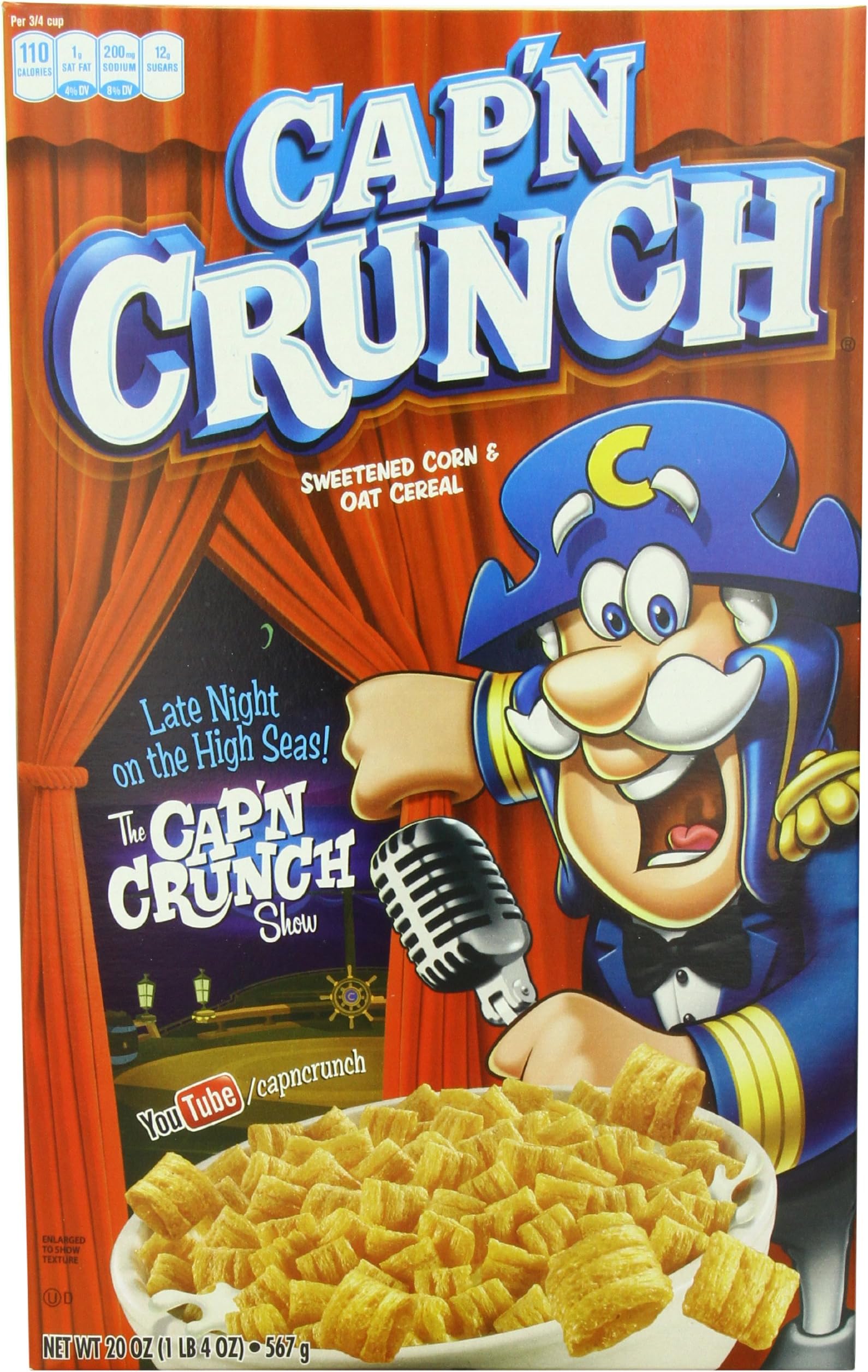 Amazon.com: Cap'n Crunch Cereal, Crunch Berries, 20.5oz Box
