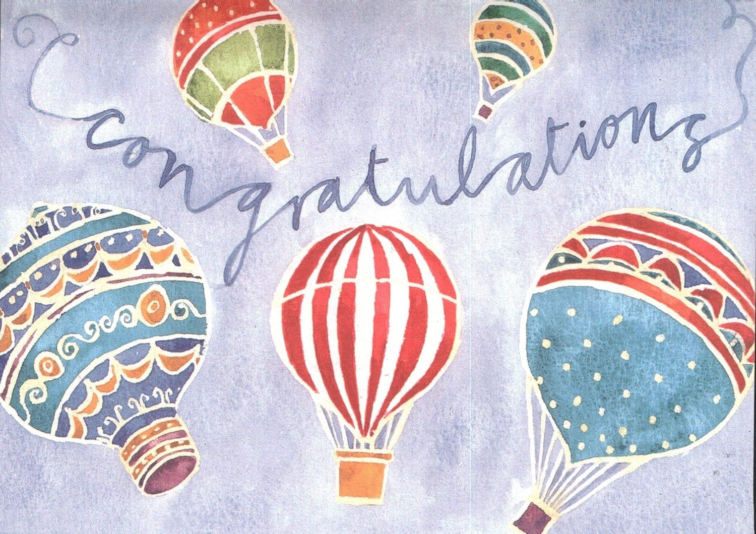 Amazon.com : Marian Heath Greeting Card - Congratulations Hot Air ...