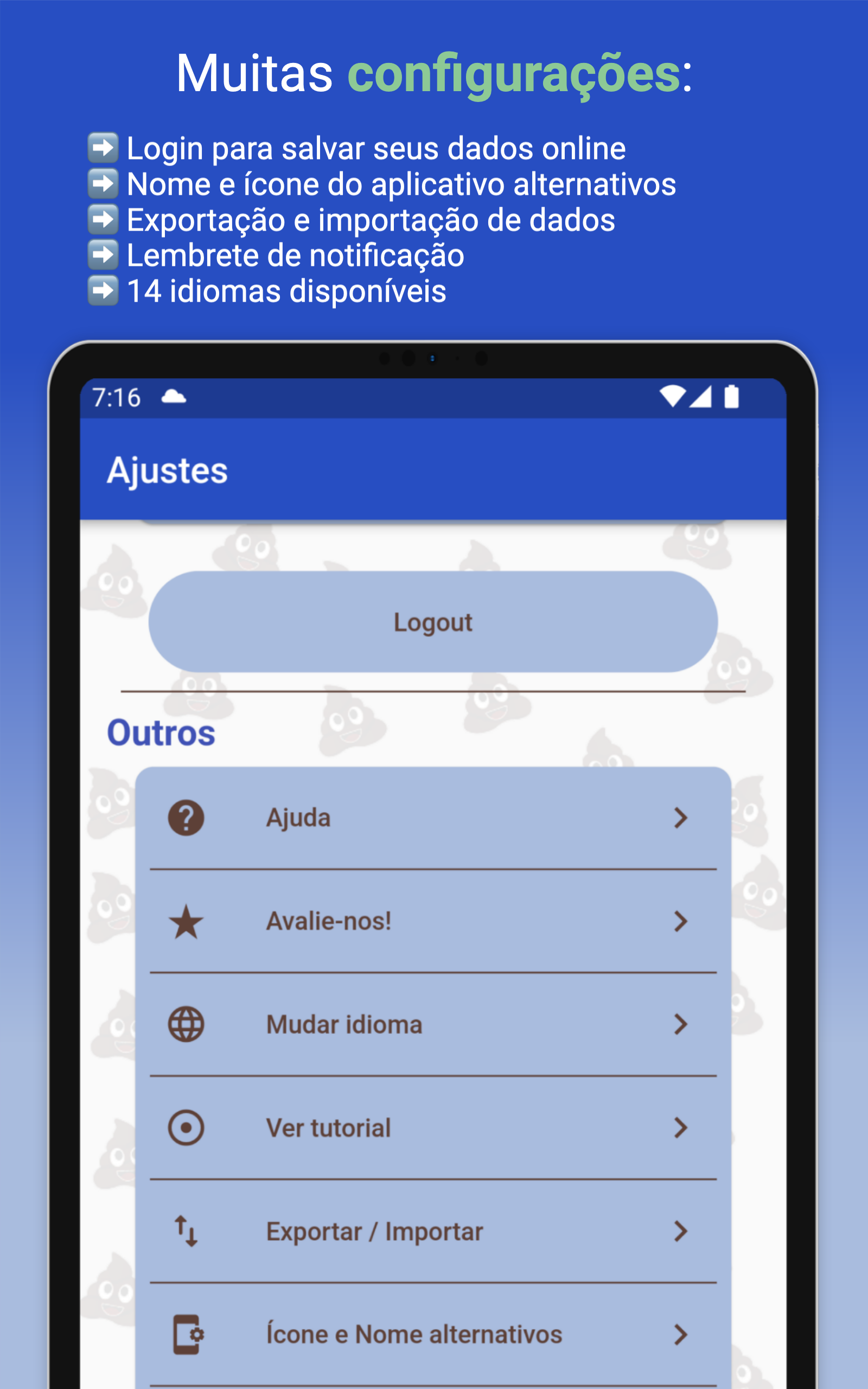 Cocô Feliz - Diário Intestinal, Histórico de Cocôs, Hábitos e Saúde ...