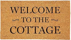 Amazon.com: Evergreen 16 x 28 Inches Welcome to The Cottage Door Mat ...