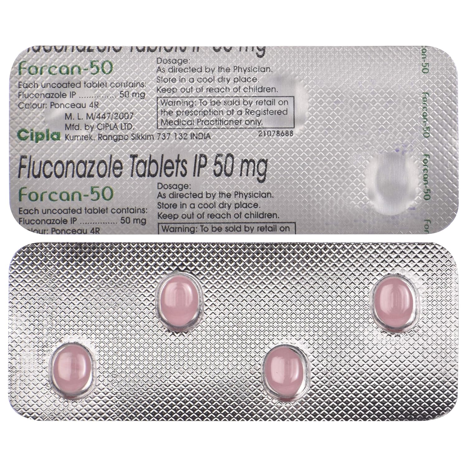 Forcan-50 - Strip of 4 Tablets : Amazon.in: Health & Personal Care