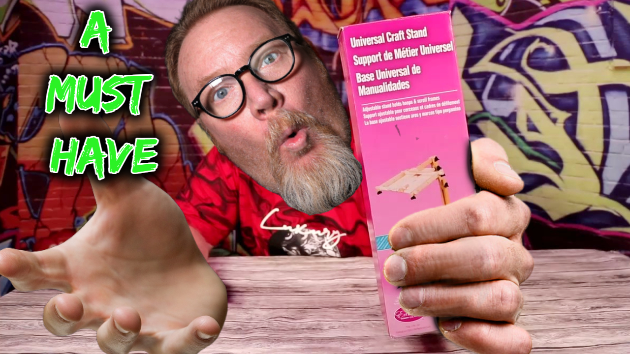 Embroidery Stand Frank A. Edmunds Scroll Frame Set & Universal Craft ...