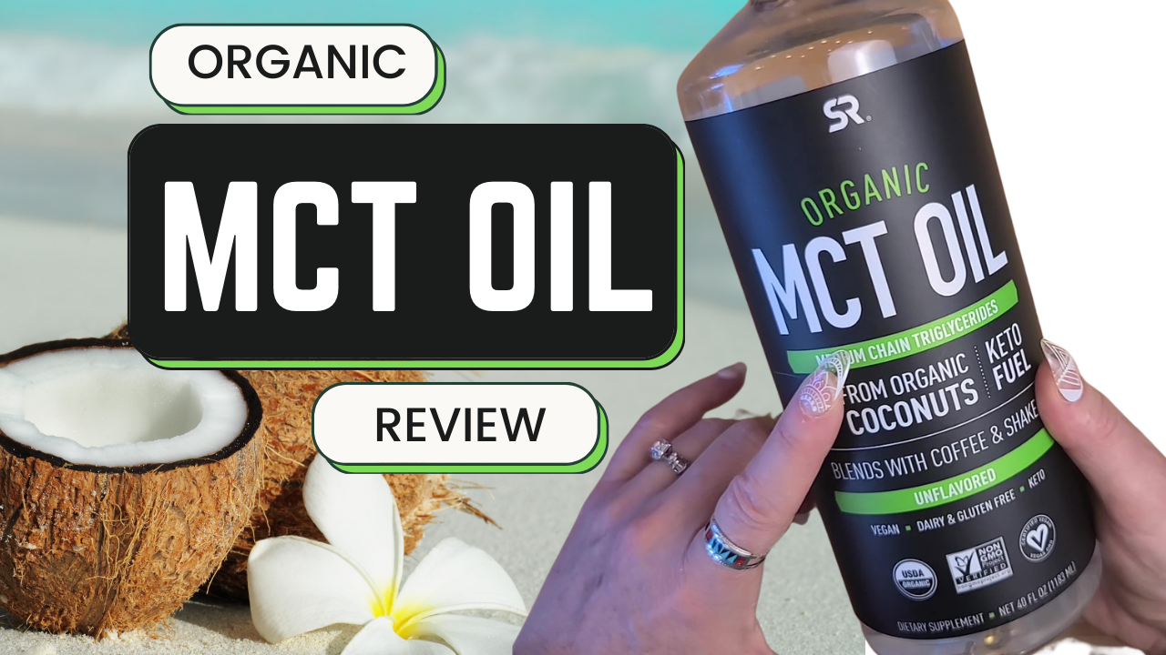 Watch SR Organic MCT Oil Review- Healthy Fats on Amazon Live