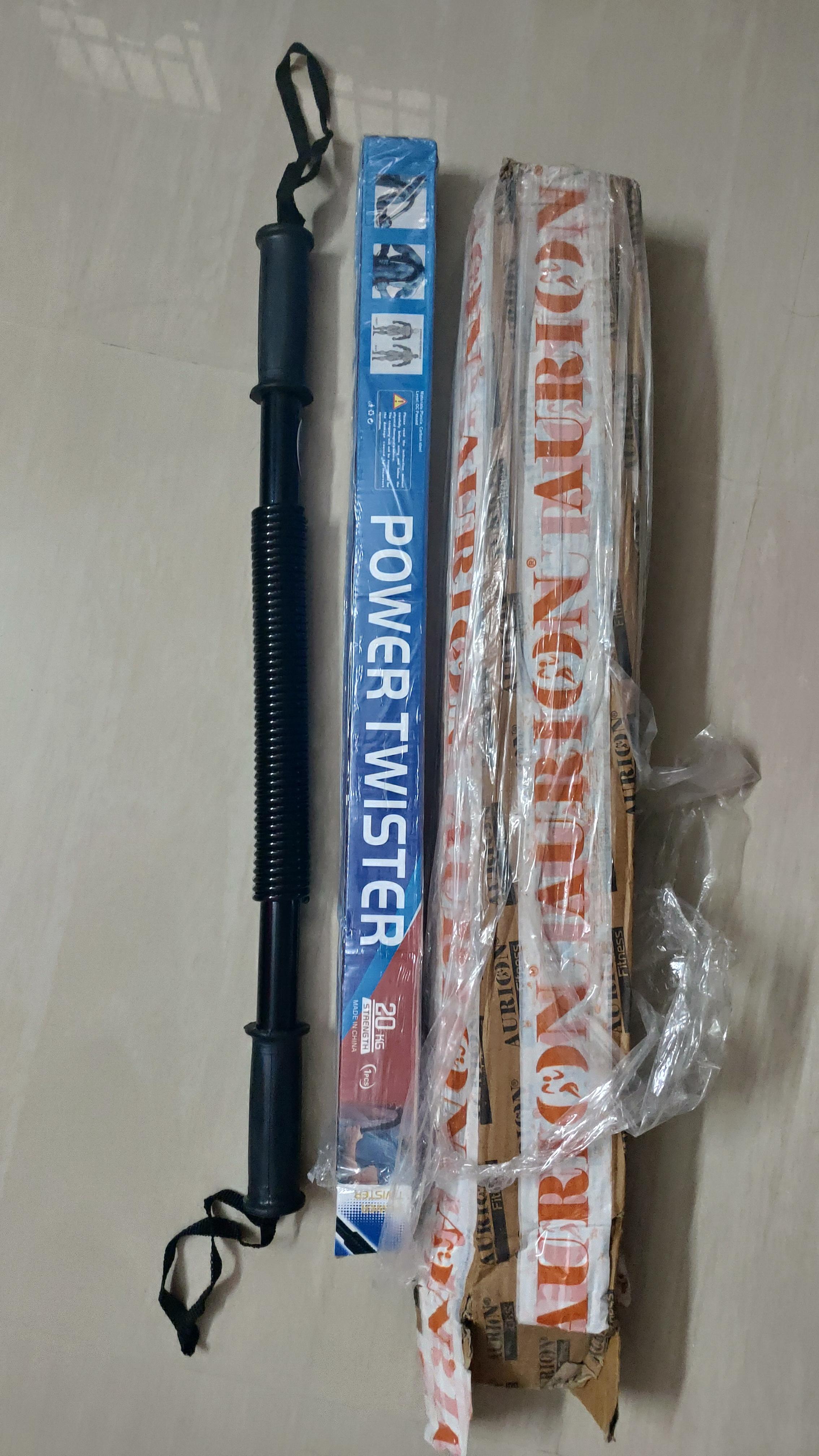 Aurion Power-Twister 20KG Steel Power Twister Bar for Upper Body and ...