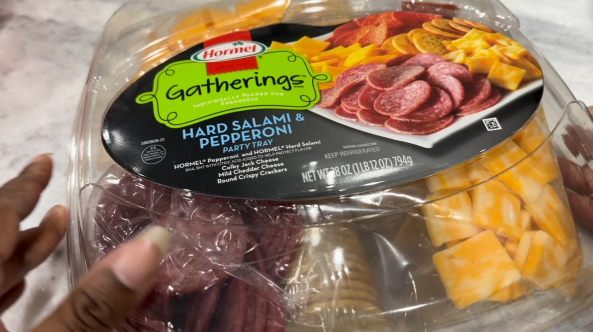 Watch Hormel party platter packed with yummy goodness on Amazon Live