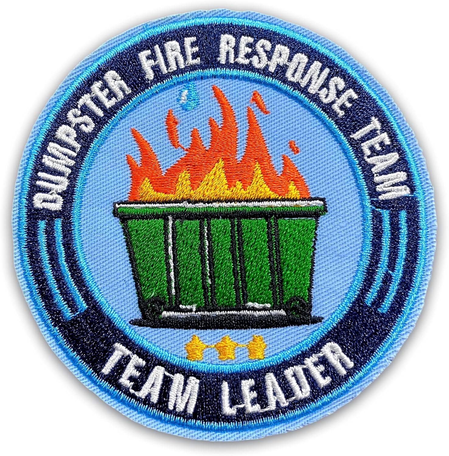 Amazon.com: Team Leader Dumpster Fire Response Team Patch 3 Inches ...