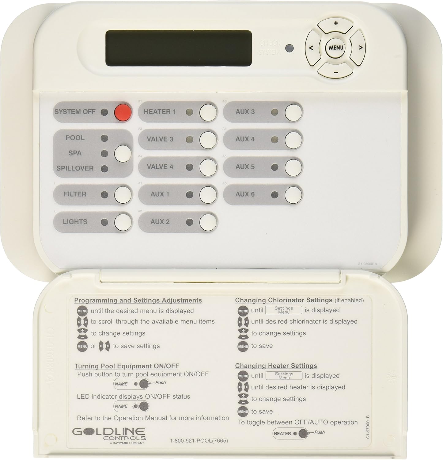 Amazon.co.jp: Hayward Goldline AQL2-WW-PS-8 Pro Logic Wired Remote ...