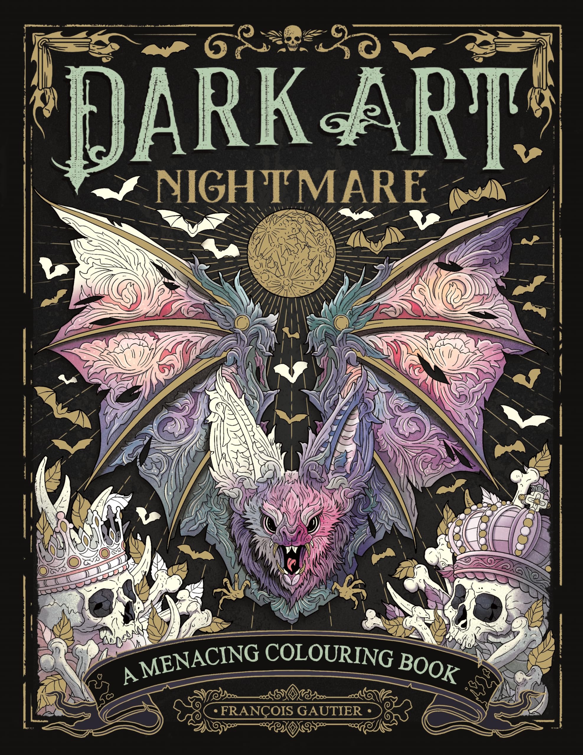 Dark Art Nightmare: A Menacing Colouring Book: Amazon.co.uk: Gautier ...