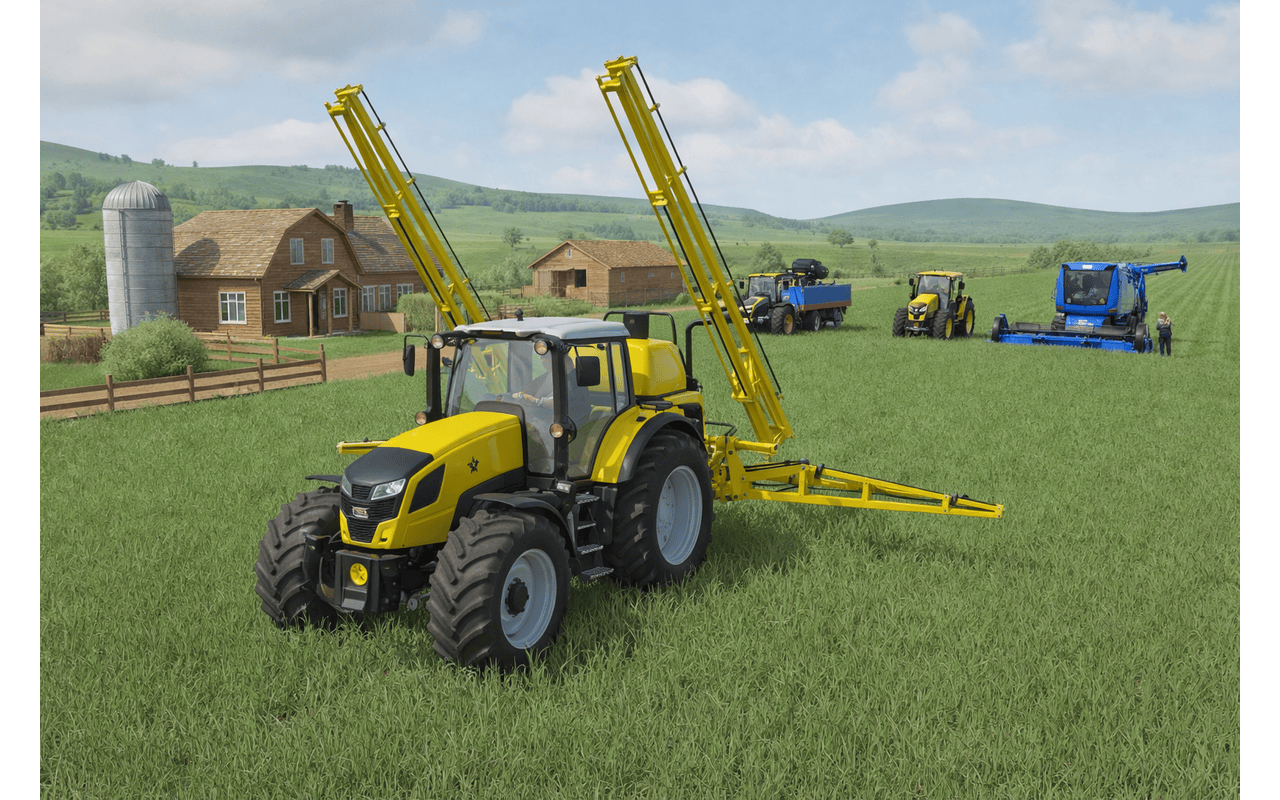 My Virtual Farming Simulator 2025: Real Tractor Games: American Farm ...