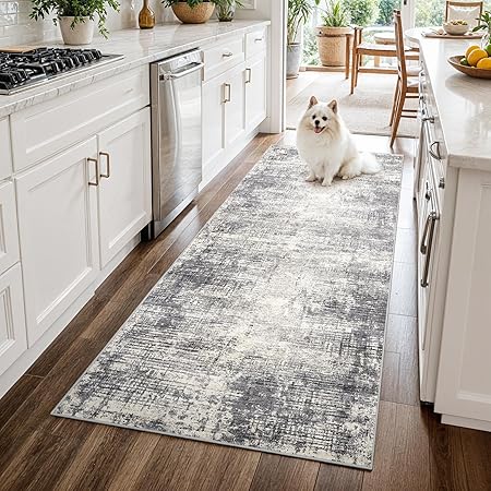 Amazon.com: 3x6 Kitchen Washable Runner Rug - Non-Slip Hallway Rugs ...