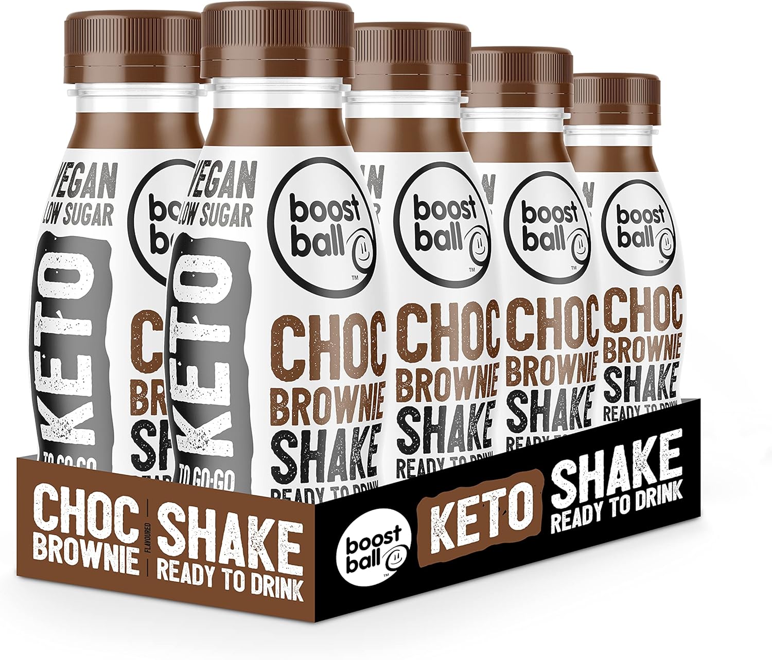 Boost Ball Keto Chocolate Brownie Shake, 310 ml : Amazon.co.uk: Health ...