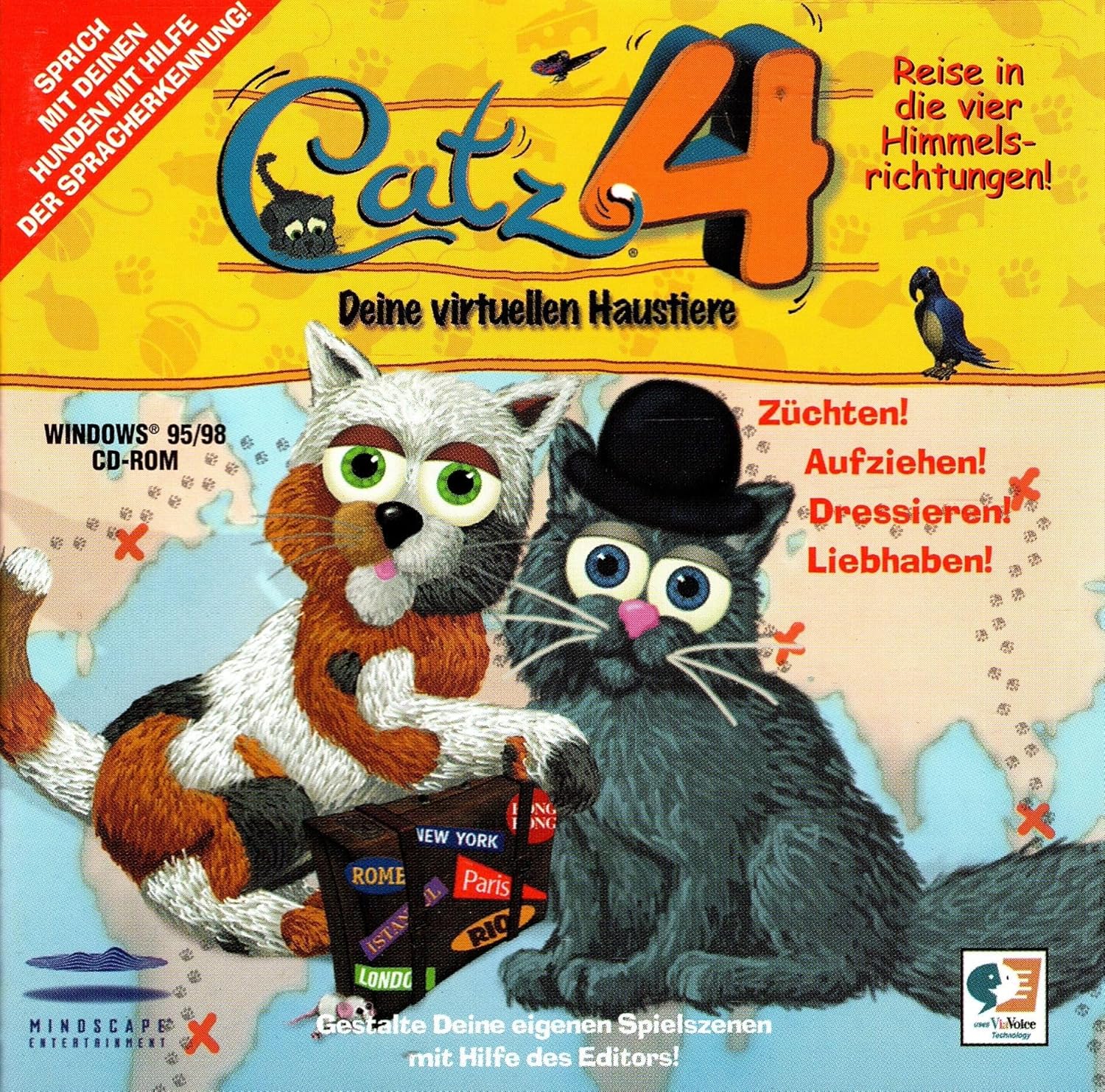Amazon.co.jp: CATZ 4 PC CD-ROM WINDOWS 95/95/ME : 本