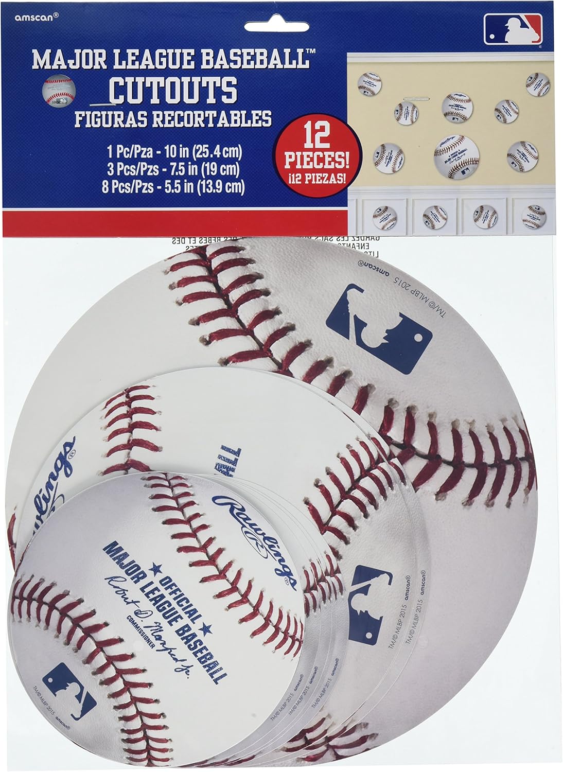 Amazon.com: Ultimate MLB Cutout Value Pack - 8.5" x 10.5" x 13" (12 ...