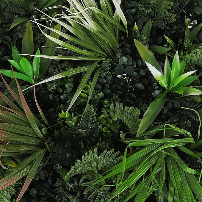 Amazon.com: 3rd Street Inn Greenery Panel - Artificial Hedge Wall ...