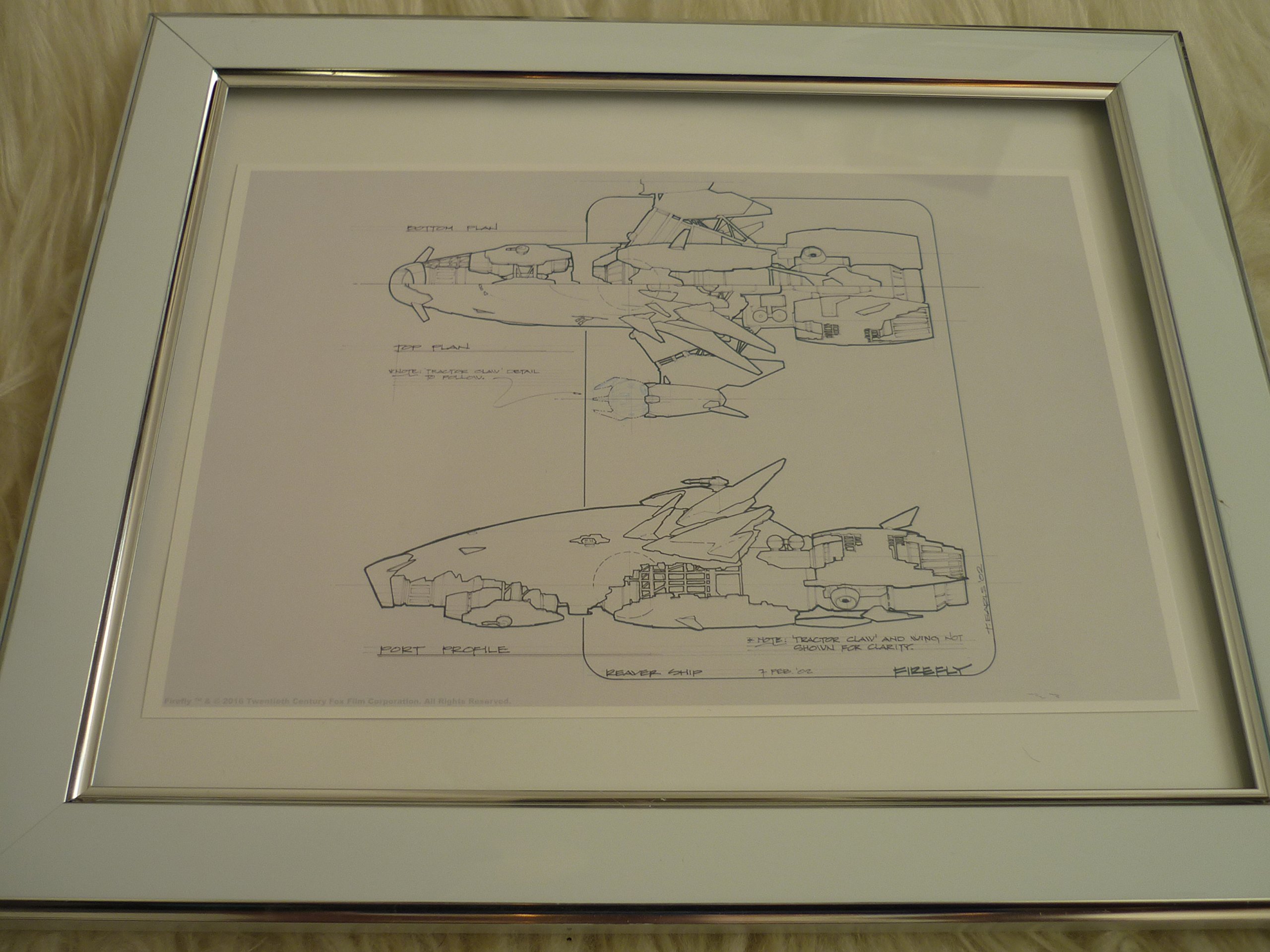 Firefly Serenity Ship Drawing Serenity: A4 Pencil Drawing – Matt