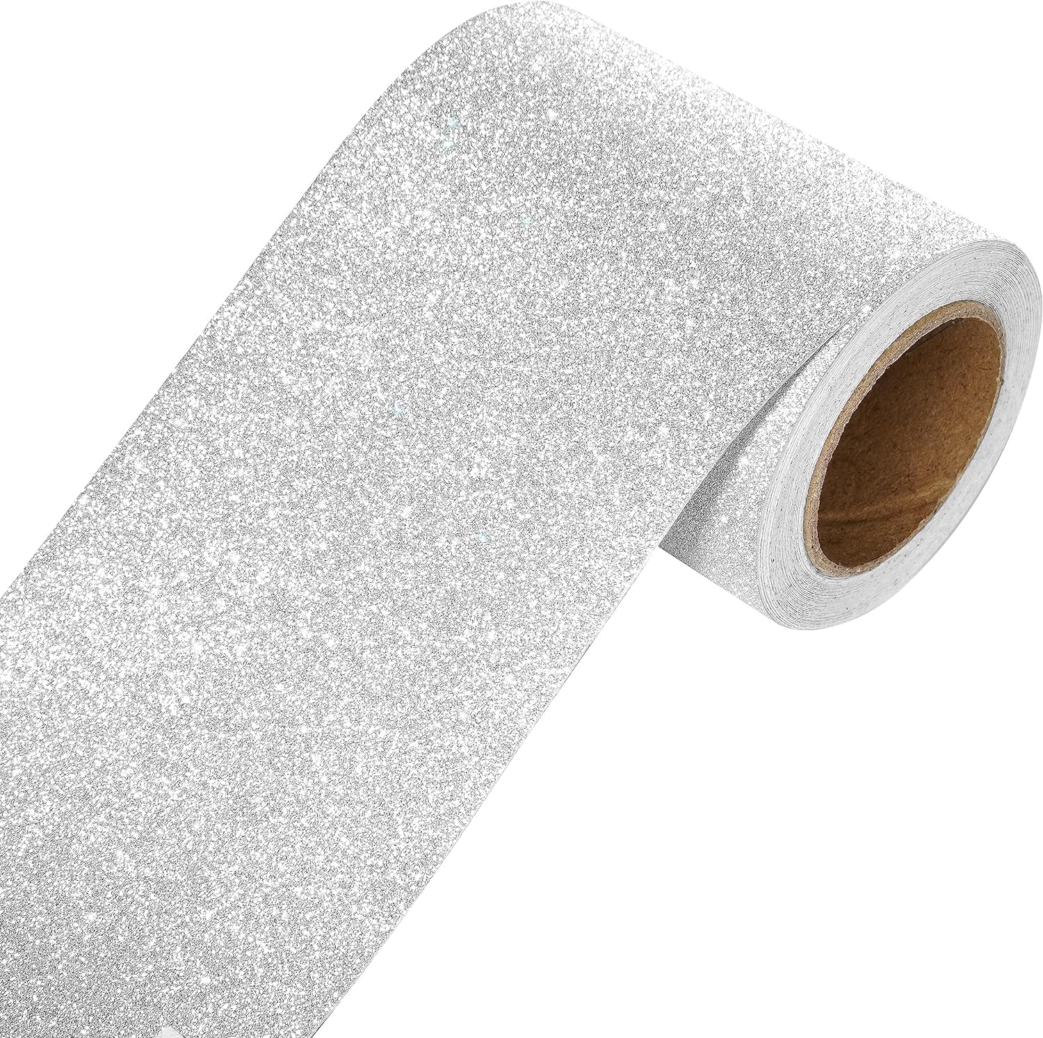 YENHOME Glitter Wallpaper Border Mirror Frame Border Peel and Stick ...