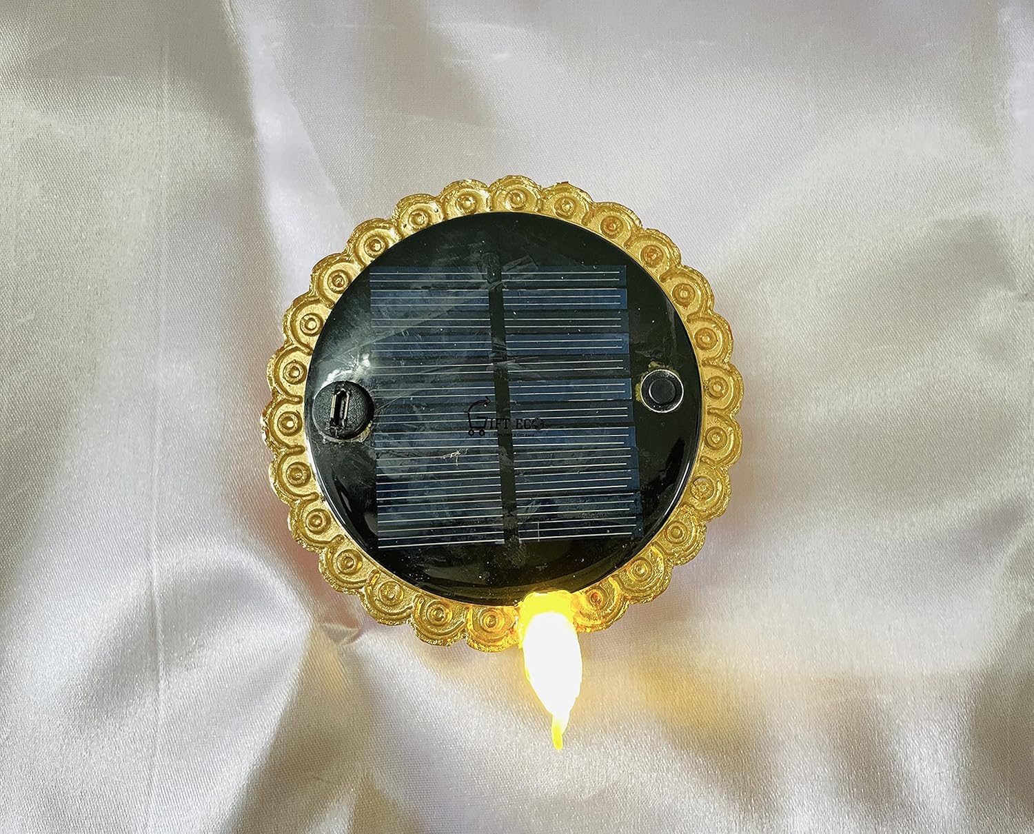 Buy GiftEco Solar Diya (Compact) - Festival Diya's (Orange) Online at ...