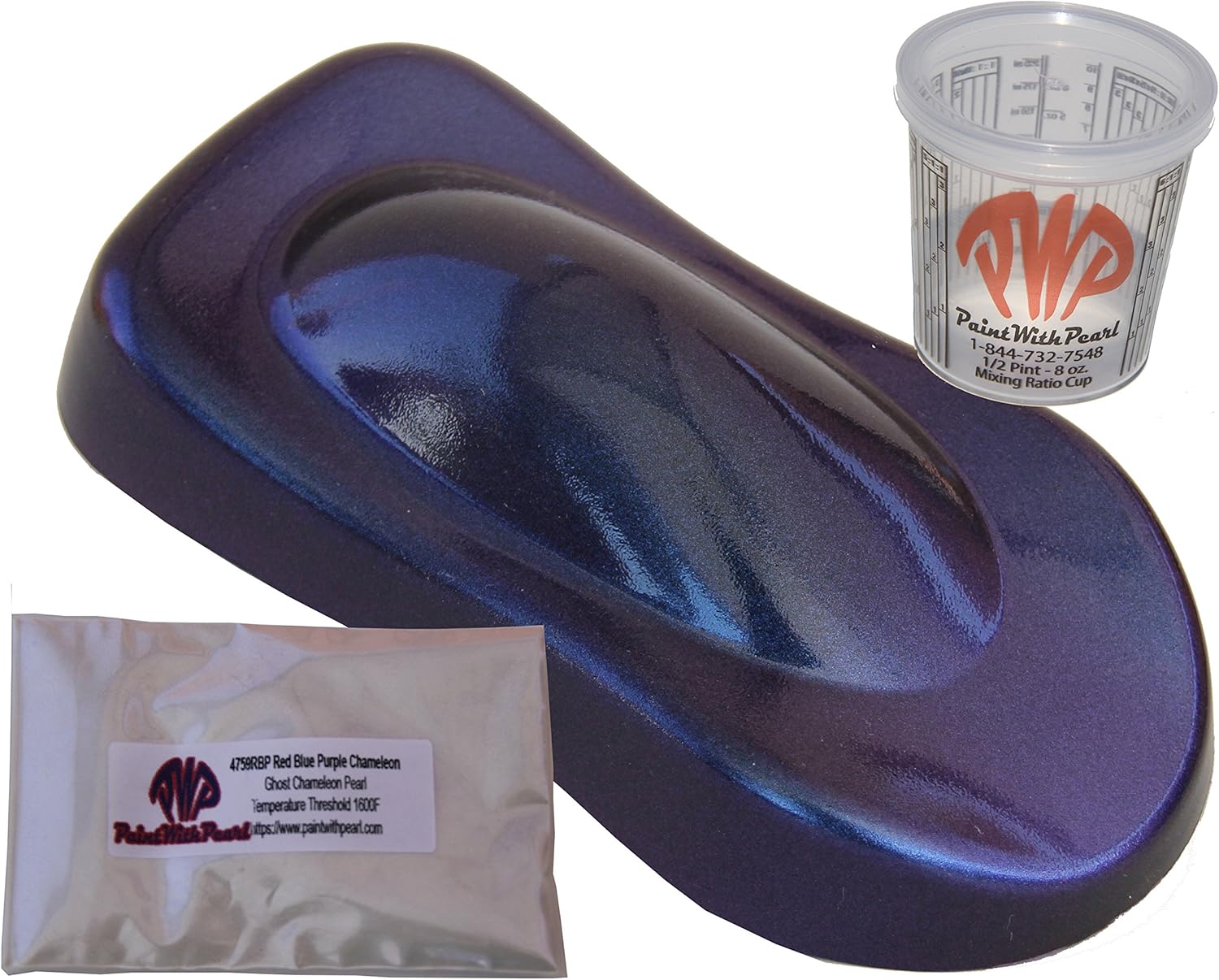 Amazon.com: 25g Red Blue Purple Chameleon Paint Pearls for a Color ...