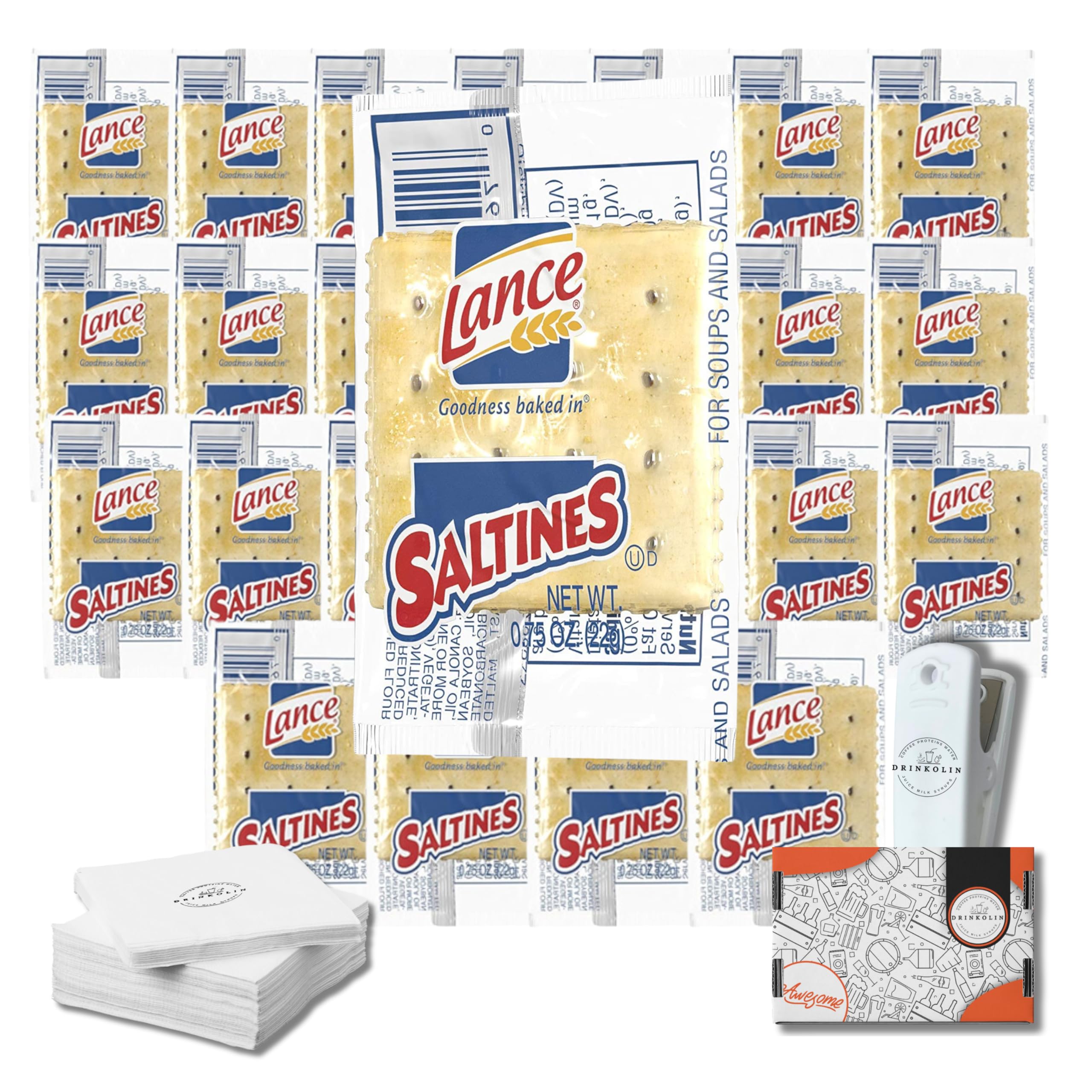 Buy Lance Saltines Crackers Single Serve Packs - 2 Crackers per pack ...