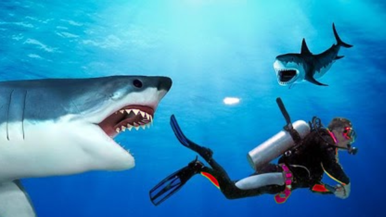 Angry Shark Gun Shooting Attack Simulator World SpearFishing Hunting ...