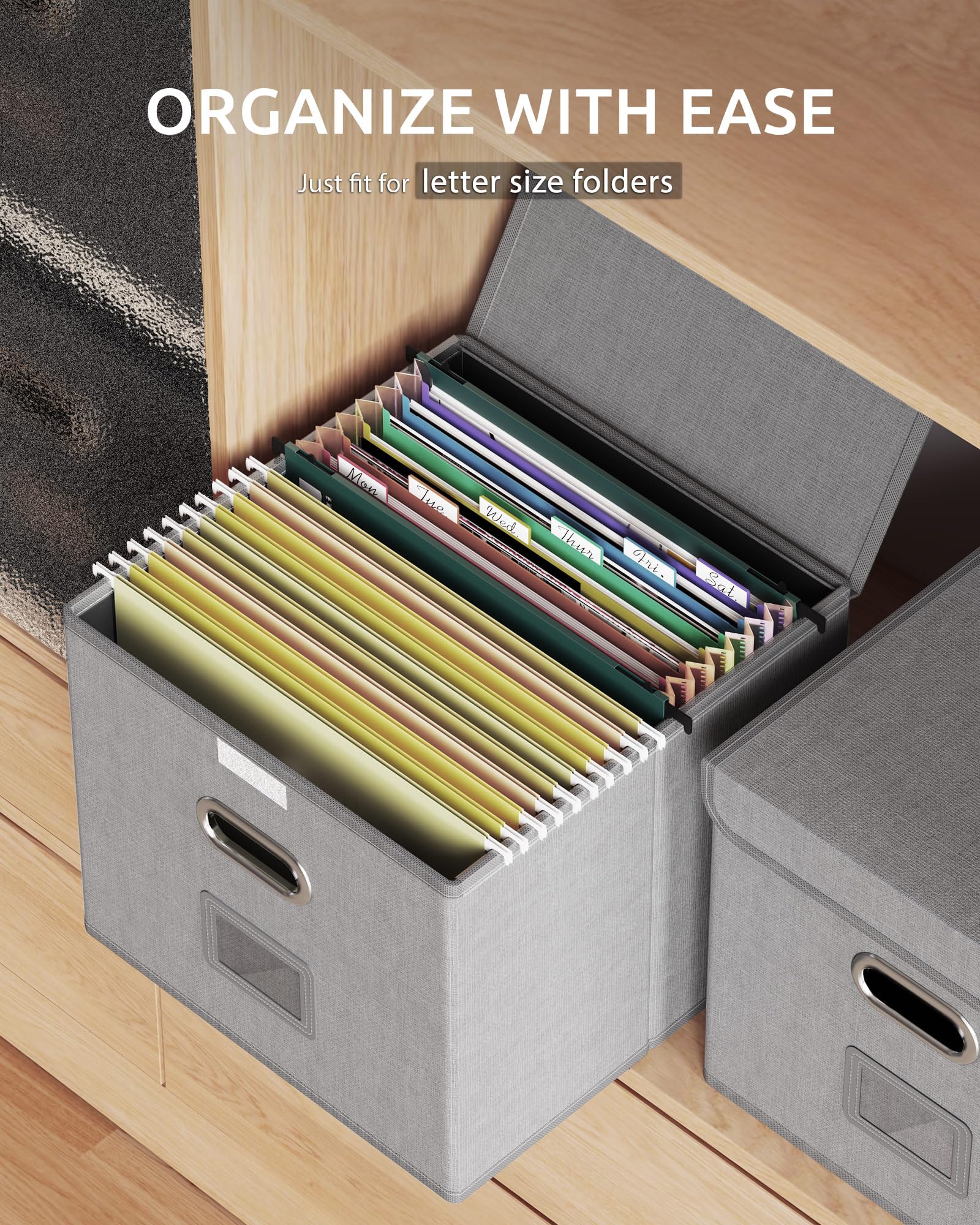 Snapklik.com : Oterri File Organizer, Small Cabinet For Letter Folders ...
