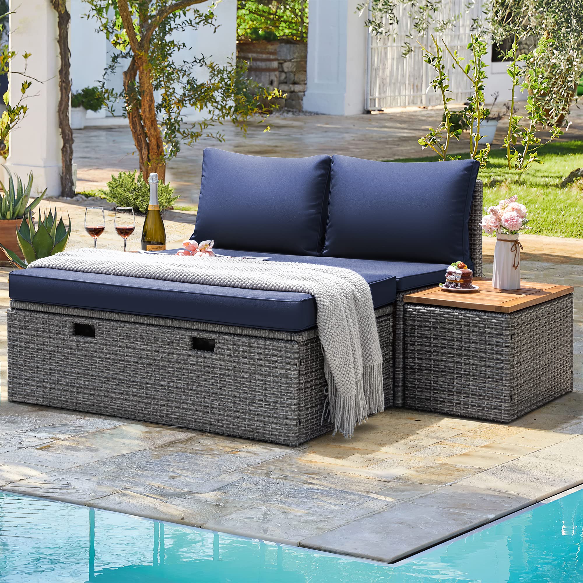Snapklik.com : Greesum Patio Furniture Set Multifunctional Outdoor ...