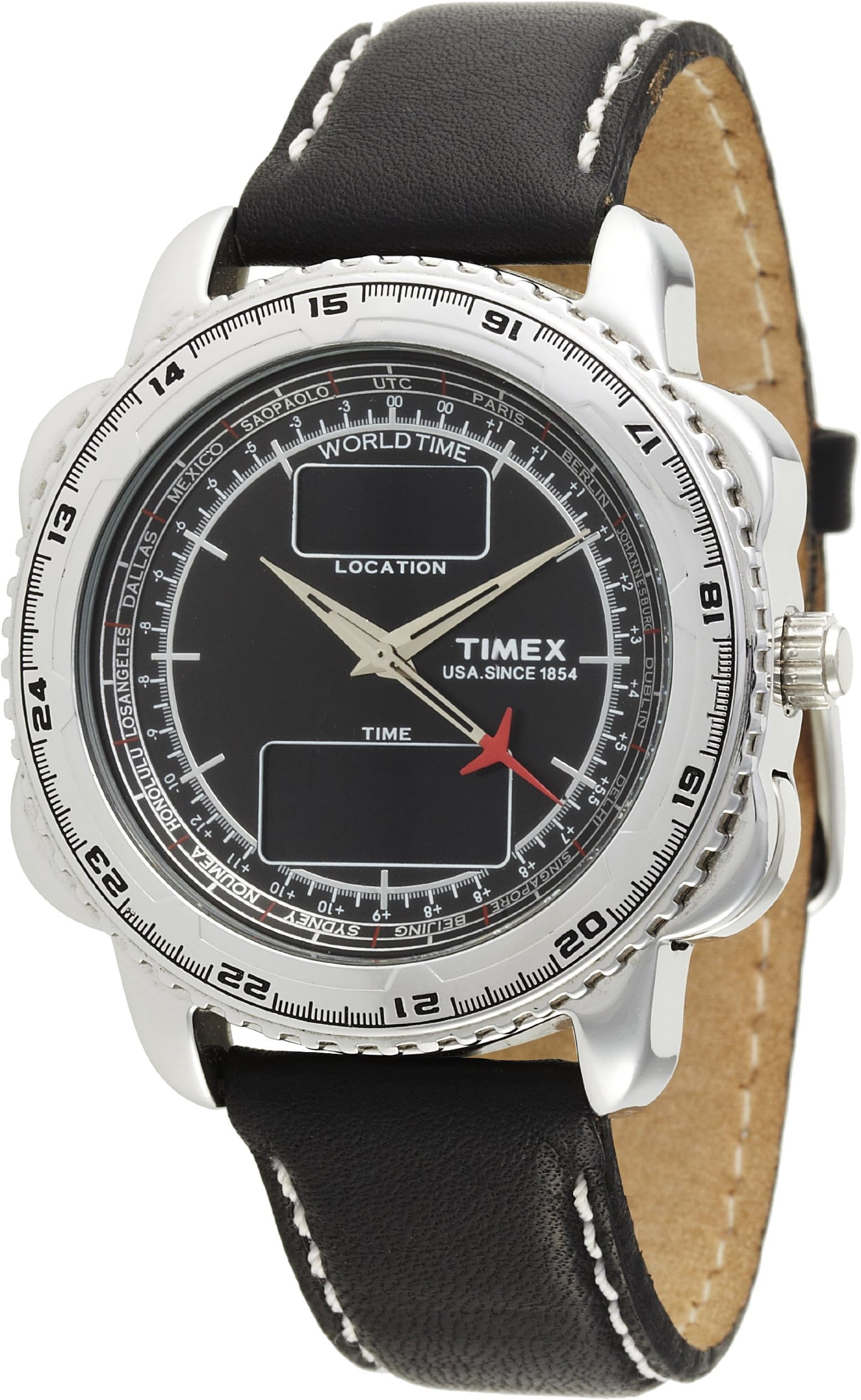 TIMEX Analog-Digital Black Dial Men's Watch - LR01 : Amazon.in: Fashion